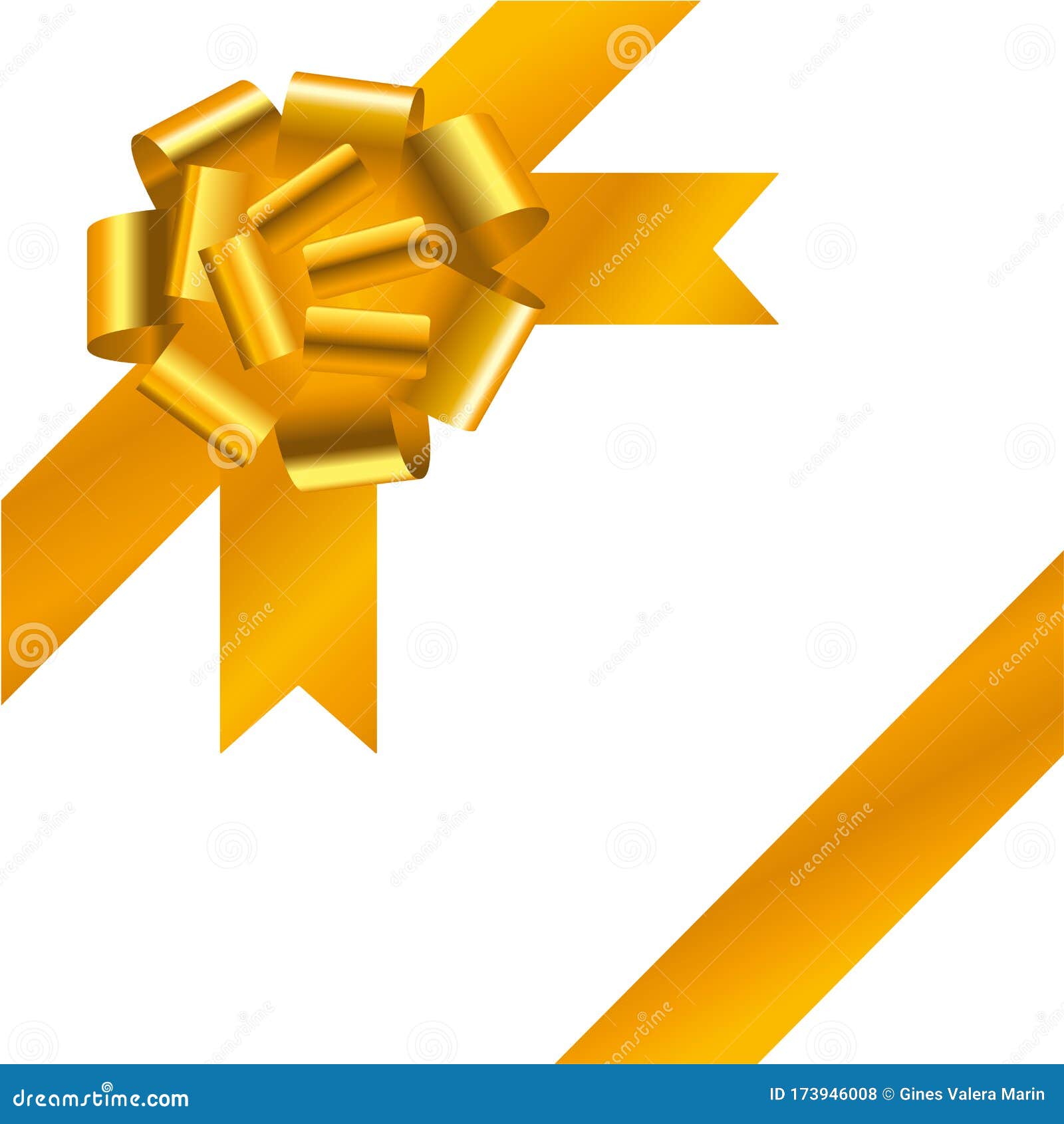 Gift ribbon stock illustration. Illustration of celebration - 173946008