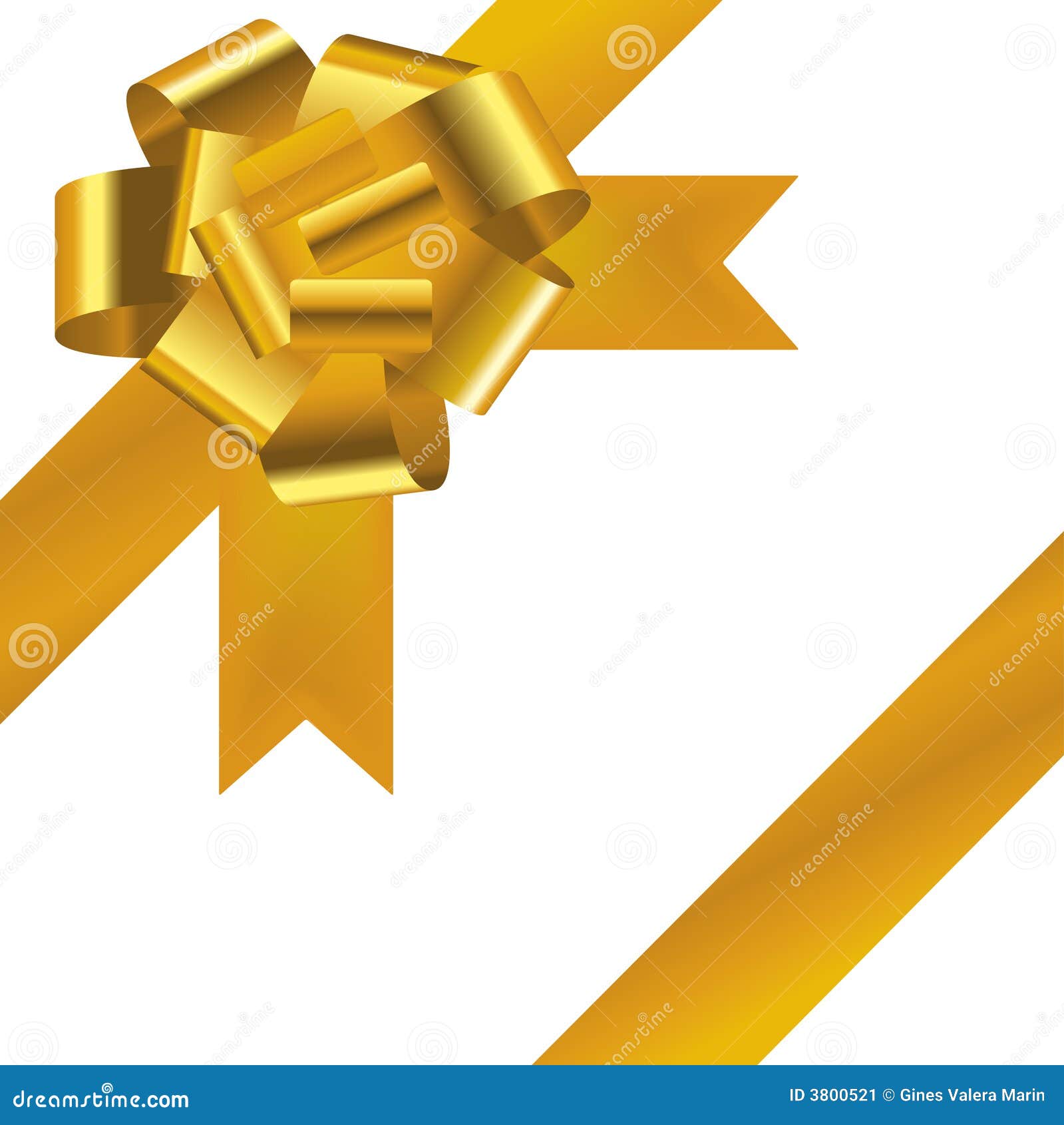 Gift ribbon (vector) stock vector. Illustration of frame - 3800521