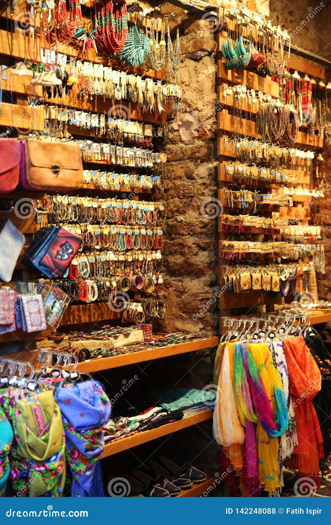 Gift Shop in Grand Bazaar Istanbul Stock Photo - Image of market, sale ...