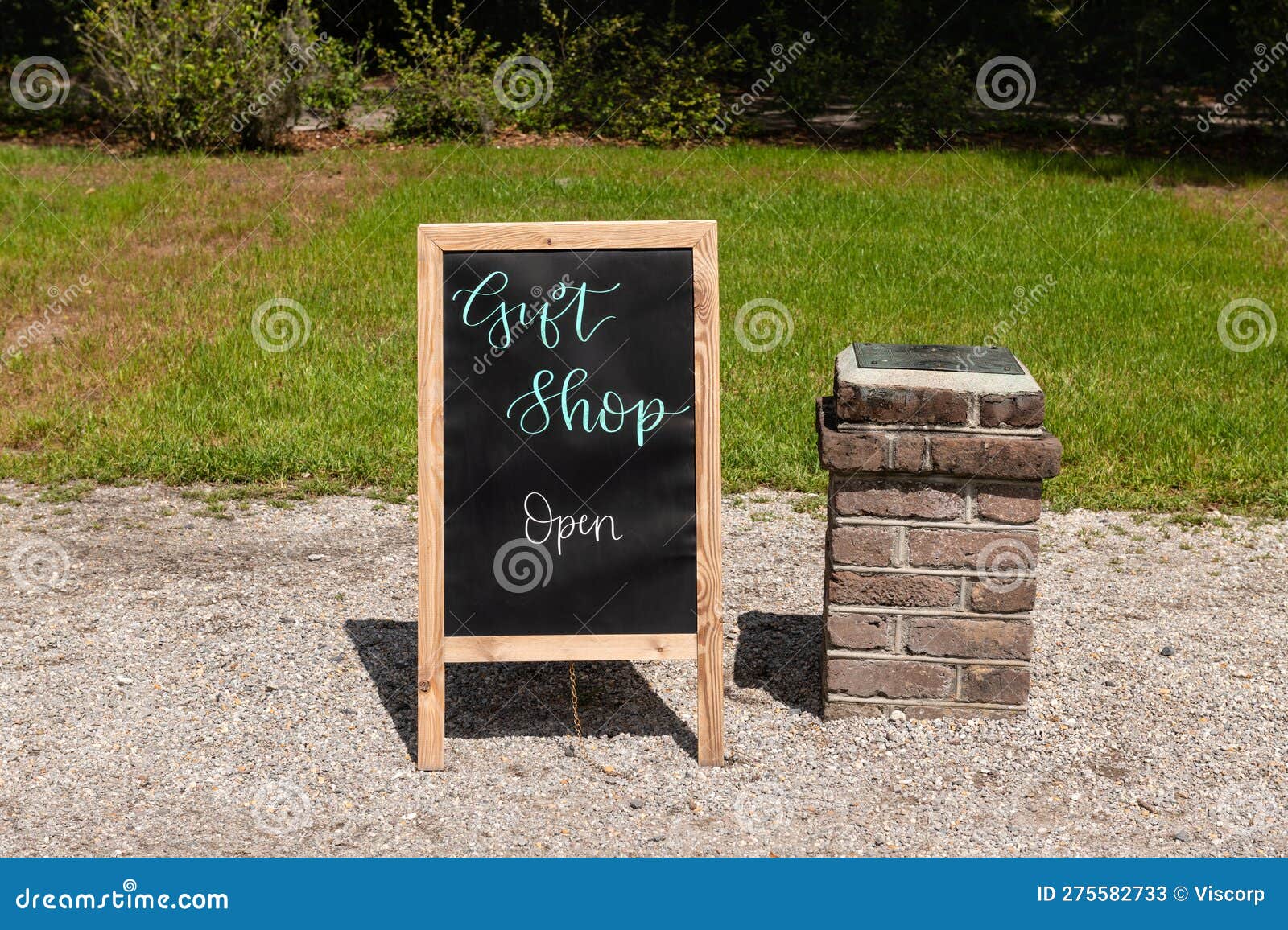 Gift Shop Open Sign stock image. Image of vacation, hours - 275582733