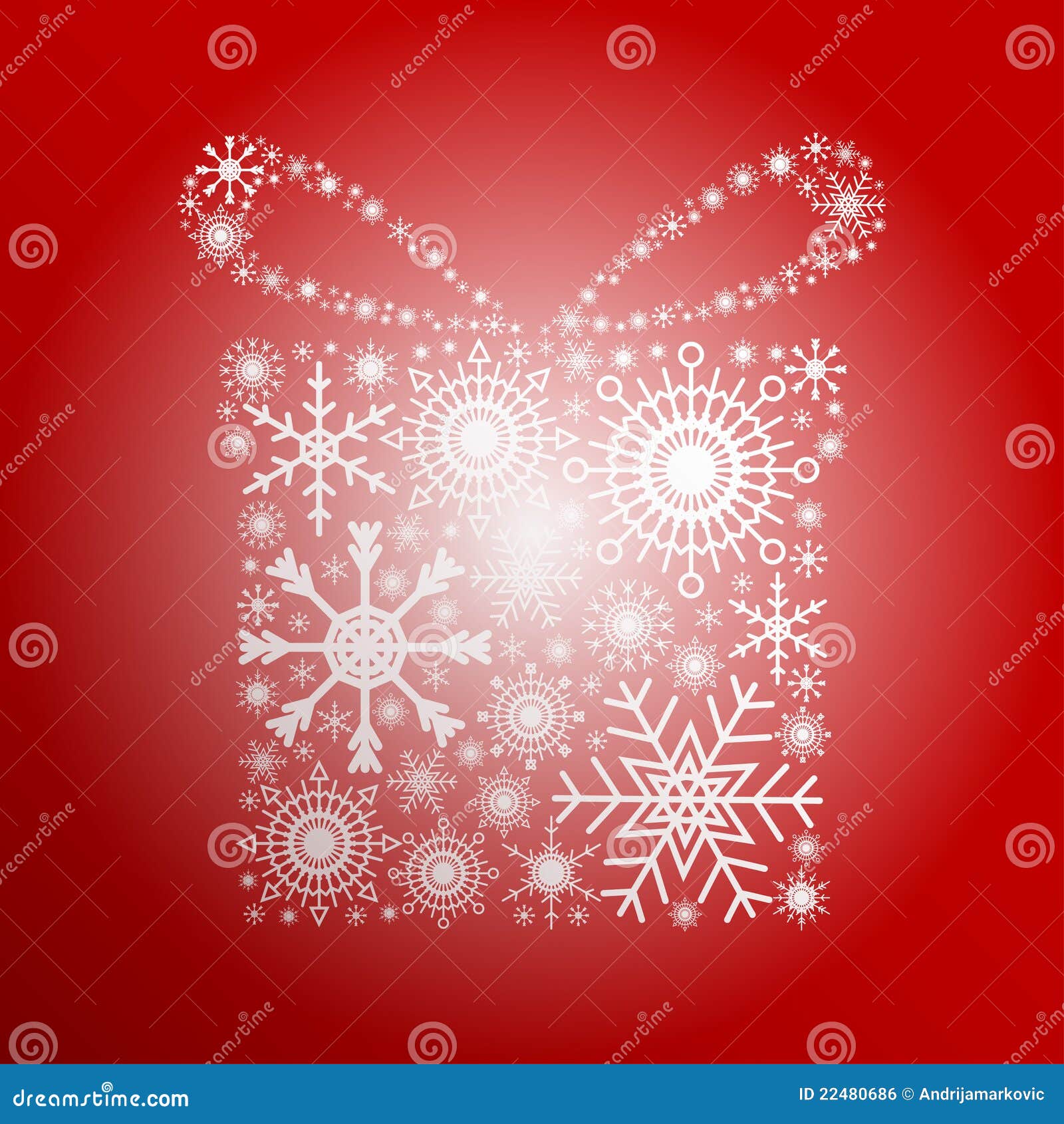 Gift snowflakes stock vector. Illustration of glossy - 22480686