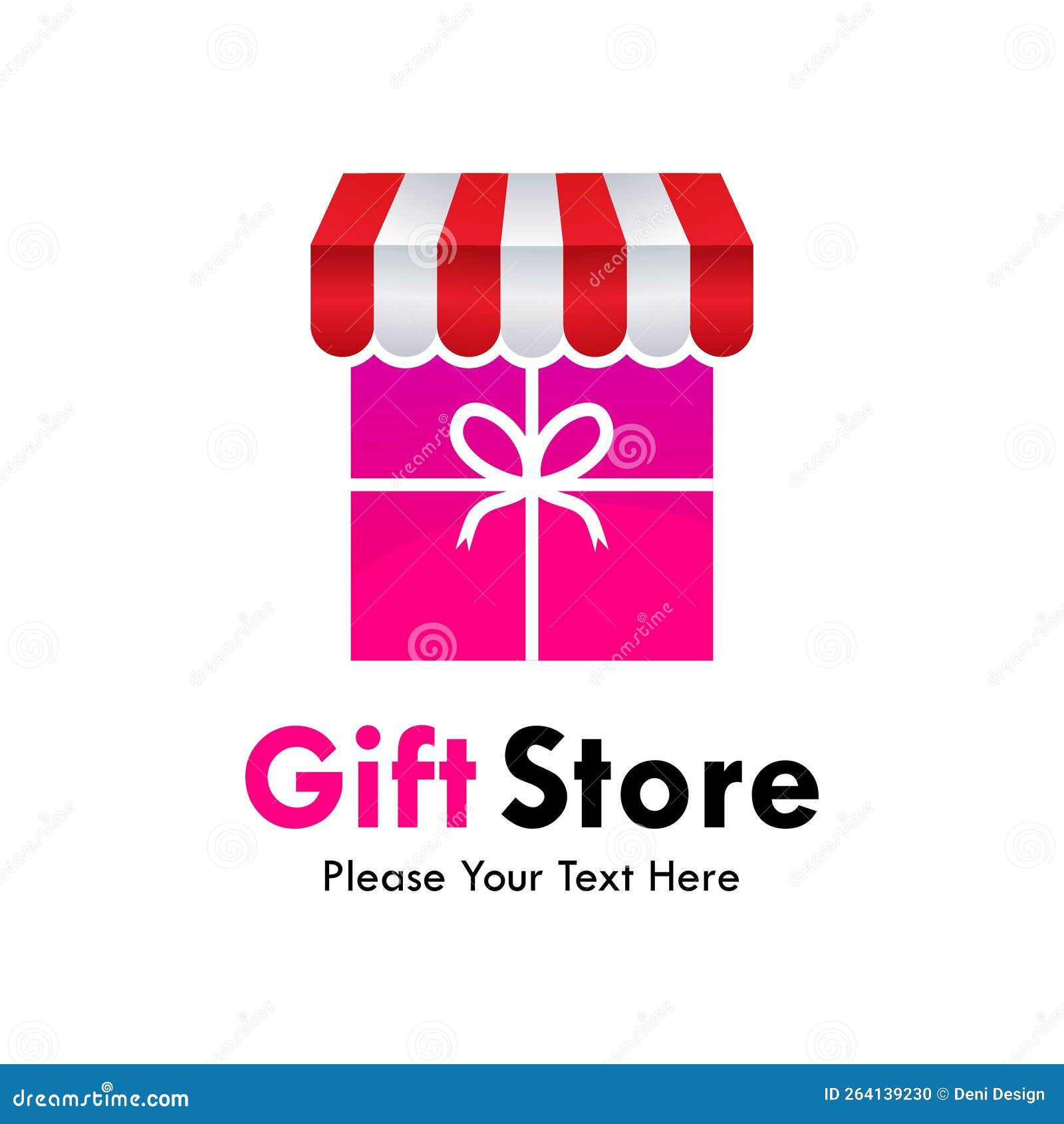 Gift store logo stock vector. Illustration of design - 264139230