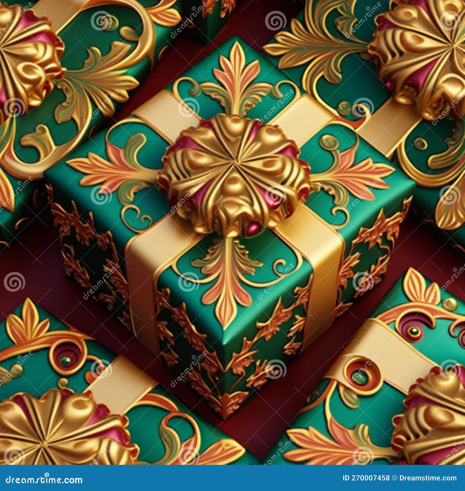 Gift theme pattern stock illustration. Illustration of repeating ...