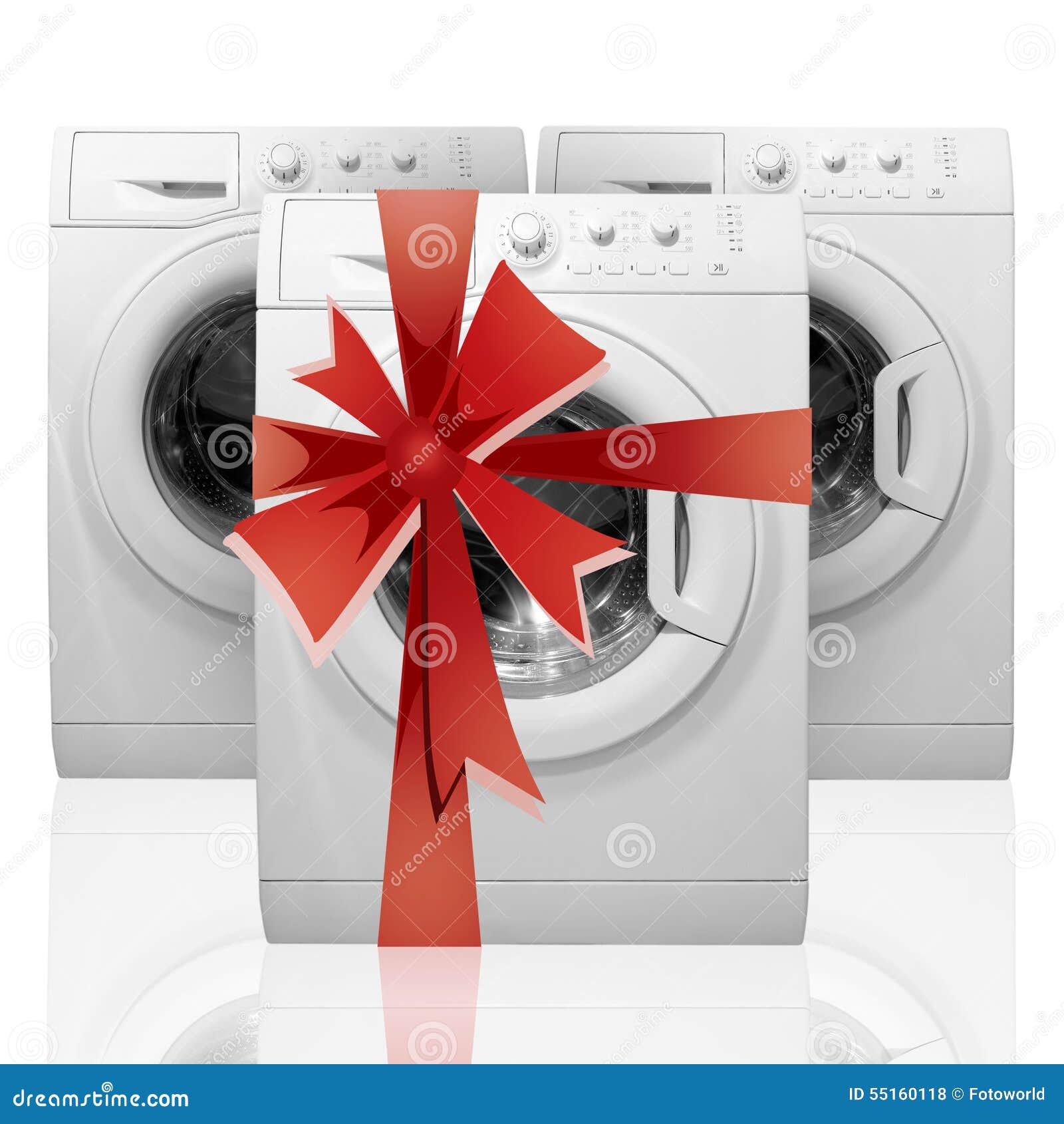 Gift - Three Washing Machines Stock Photo - Image of water, machines ...