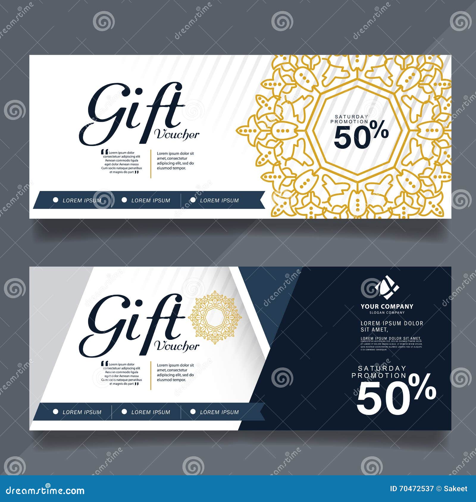 Gift Voucher Premier Color stock illustration. Illustration of award ...
