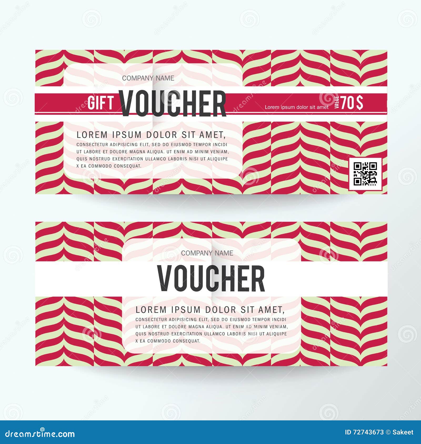 Gift Voucher Premier Color stock vector. Illustration of check - 72743673