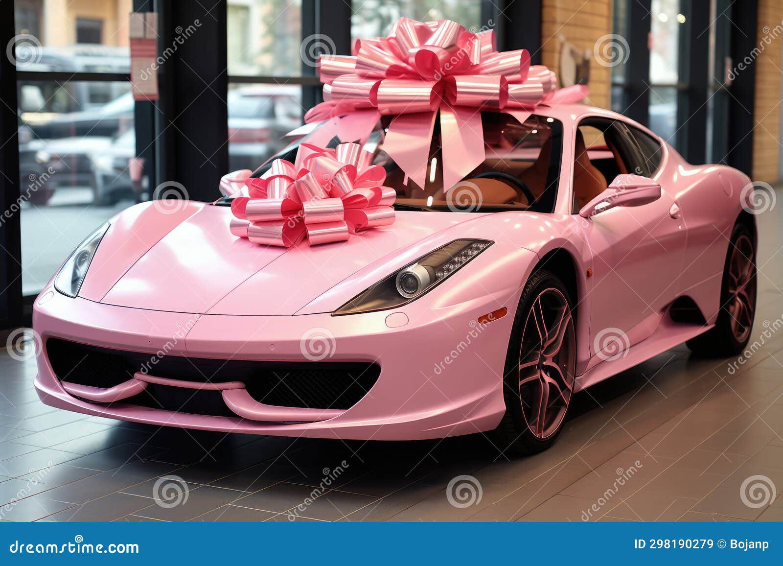 The Gift on Wheels - a Festive Sport Car Transformation. AI Generated ...