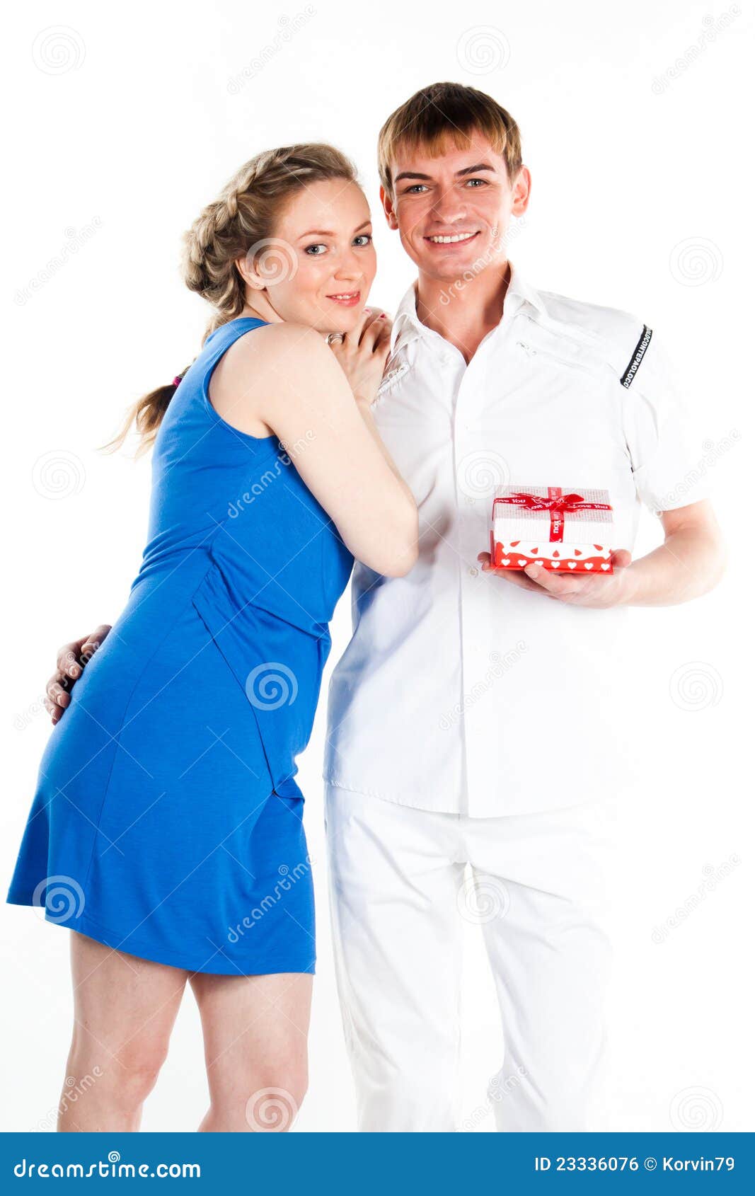 Gift of a woman stock photo. Image of parcel, giving - 23336076