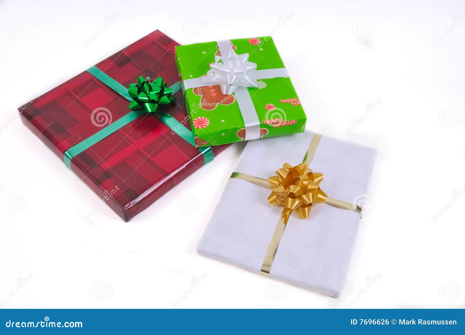 Gift Wrapped stock photo. Image of holidays, present, wrapping - 7696626