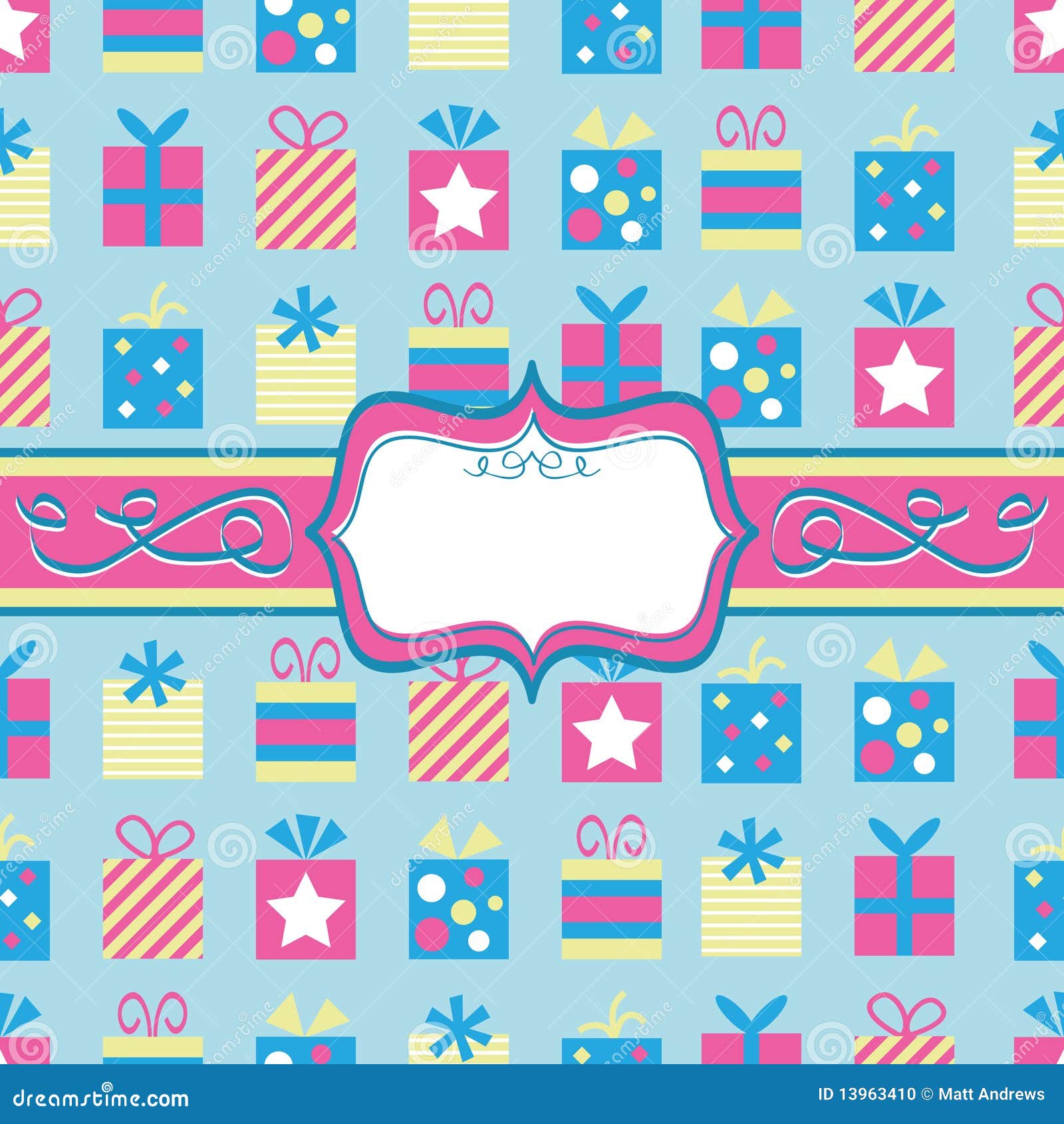 Gift wrapping stock vector. Illustration of gift, decoration - 13963410