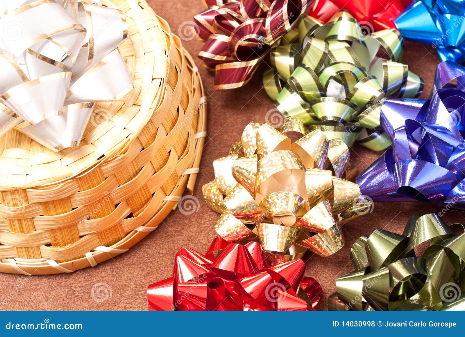 Gift Wrapping Bows stock photo. Image of colorful, ribbon - 14030998