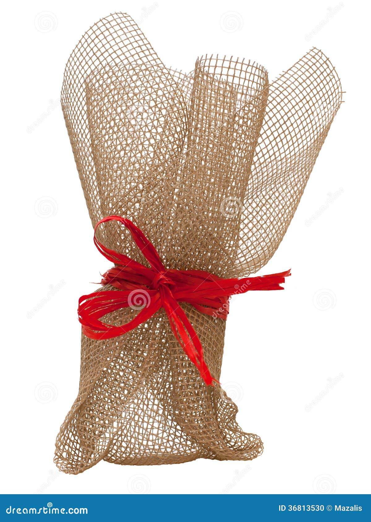Gift Wrapping on the White Background Stock Photo - Image of decoration ...