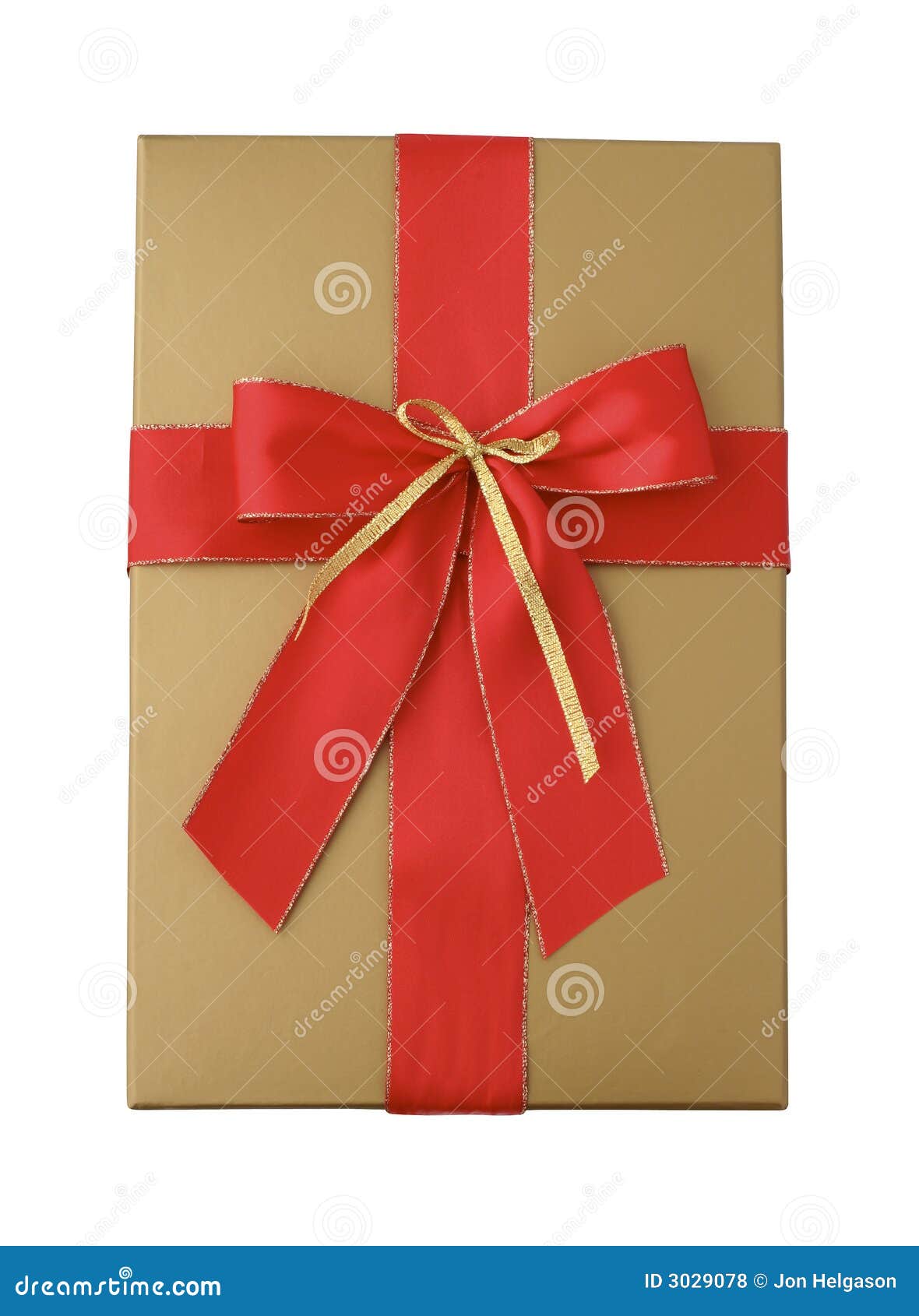 Giftbox with Ribbon Isolated Stock Photo - Image of decorating, giftbox ...
