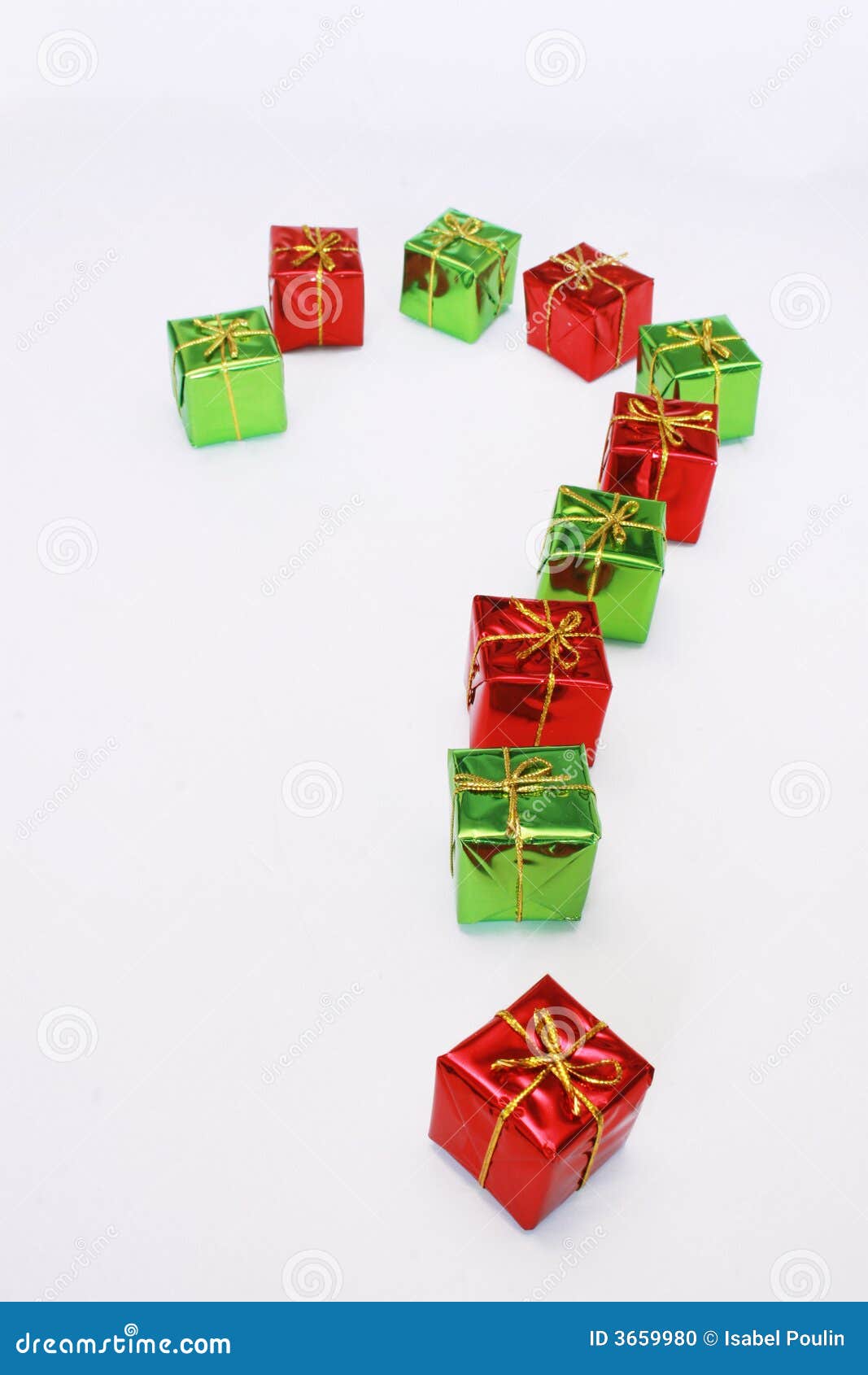Giftboxes Dans Le Point D'interrogation Photo stock - Image du inconnu ...