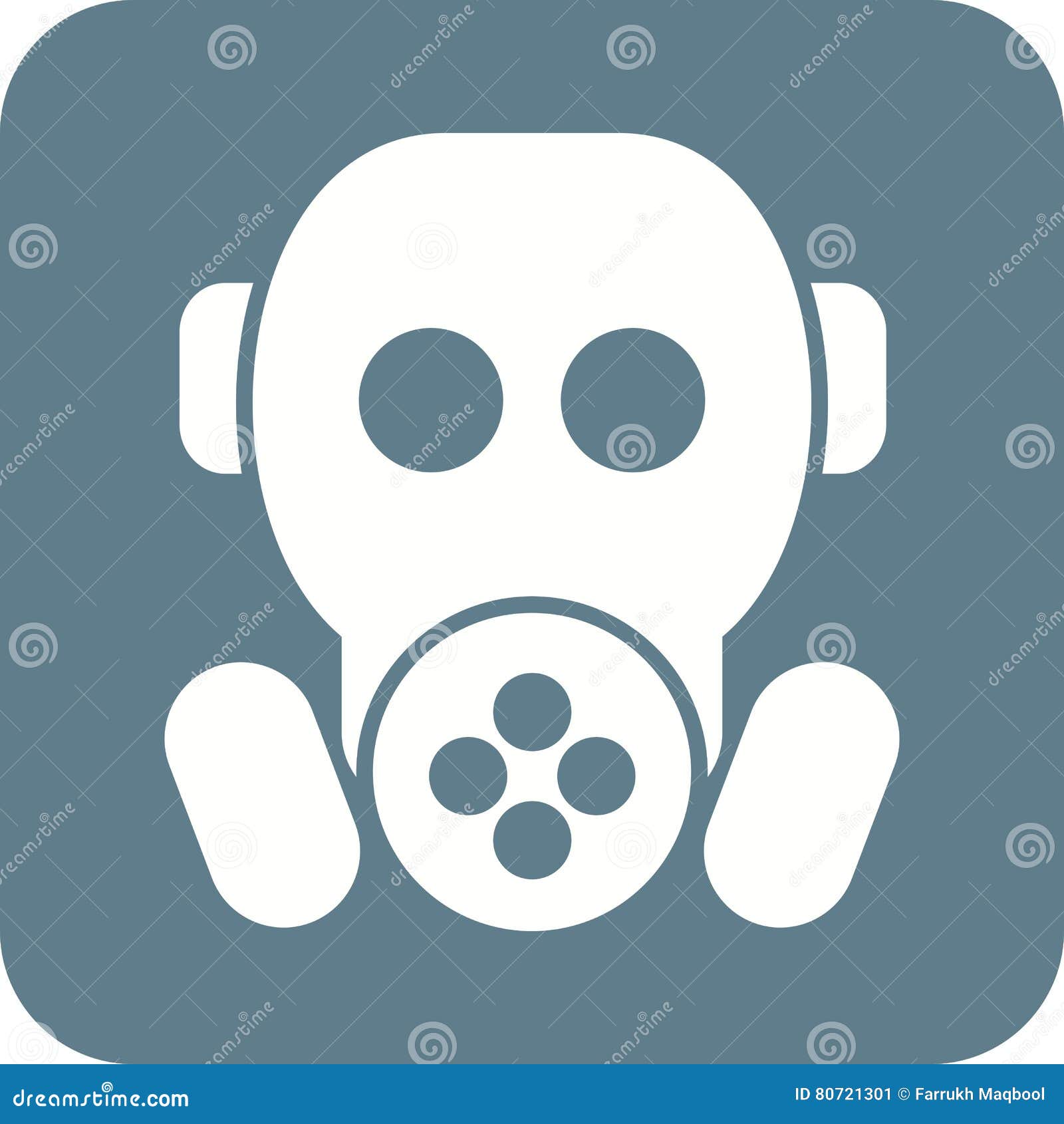 Giftig Gas vector illustratie. Illustration of risico - 80721301