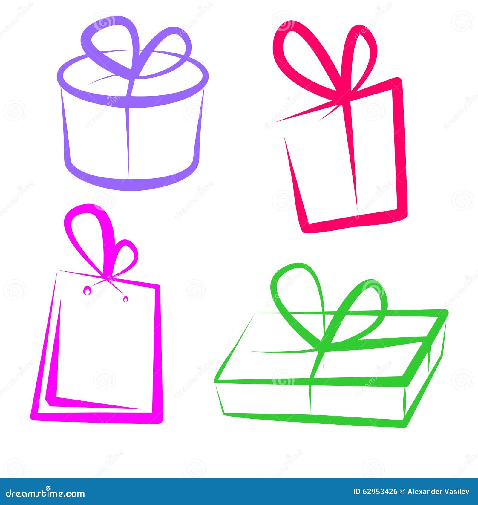 Gifts boxes abstract stock vector. Illustration of card - 62953426