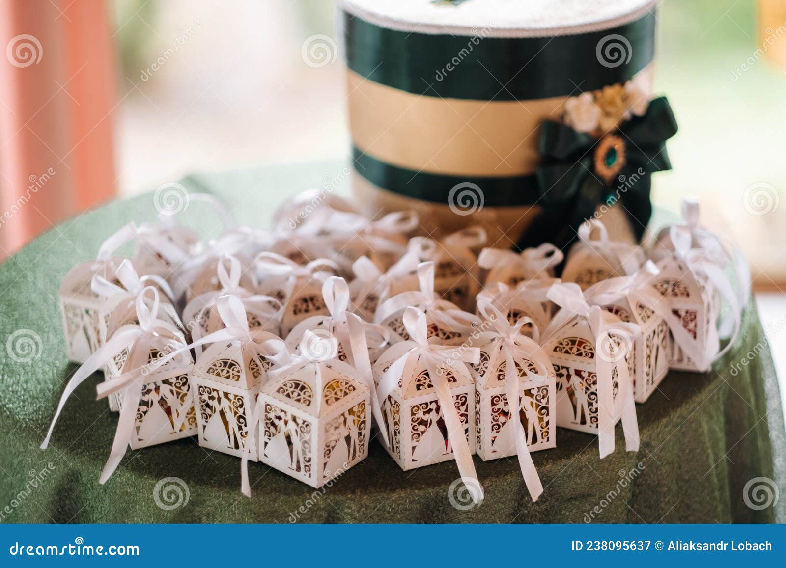 Gifts for Guests at the Wedding Ceremony Stock Image - Image of detail ...
