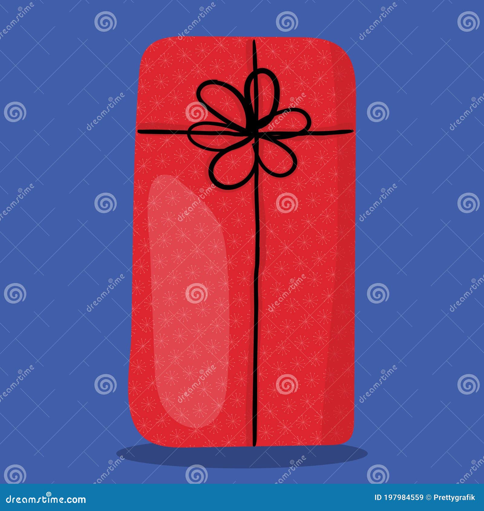 GIFTS RED WRAPPER 03 stock vector. Illustration of cartoon - 197984559
