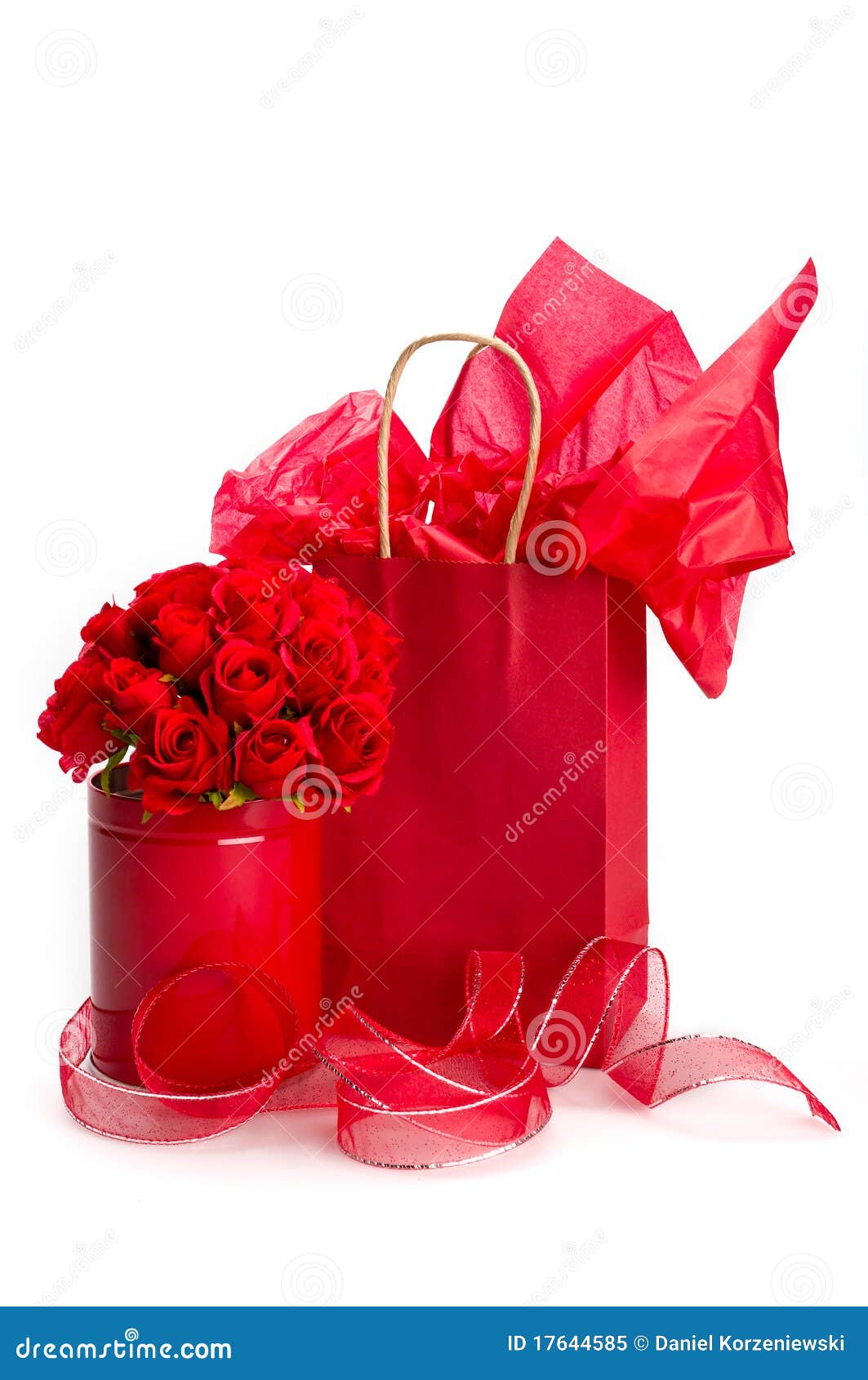 Gifts for Saint Valentine stock image. Image of flowers - 17644585