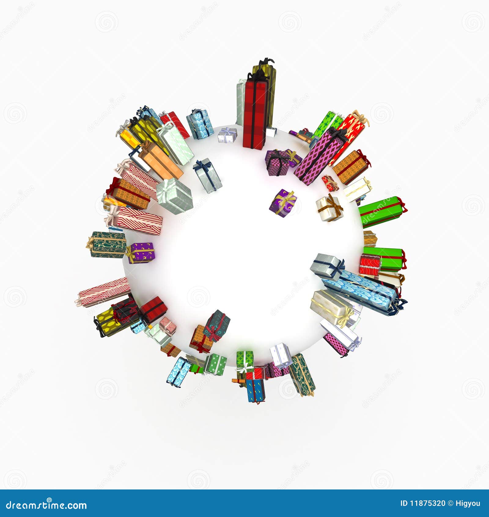 Gifts, Sphere 2 stock illustration. Illustration of present - 11875320