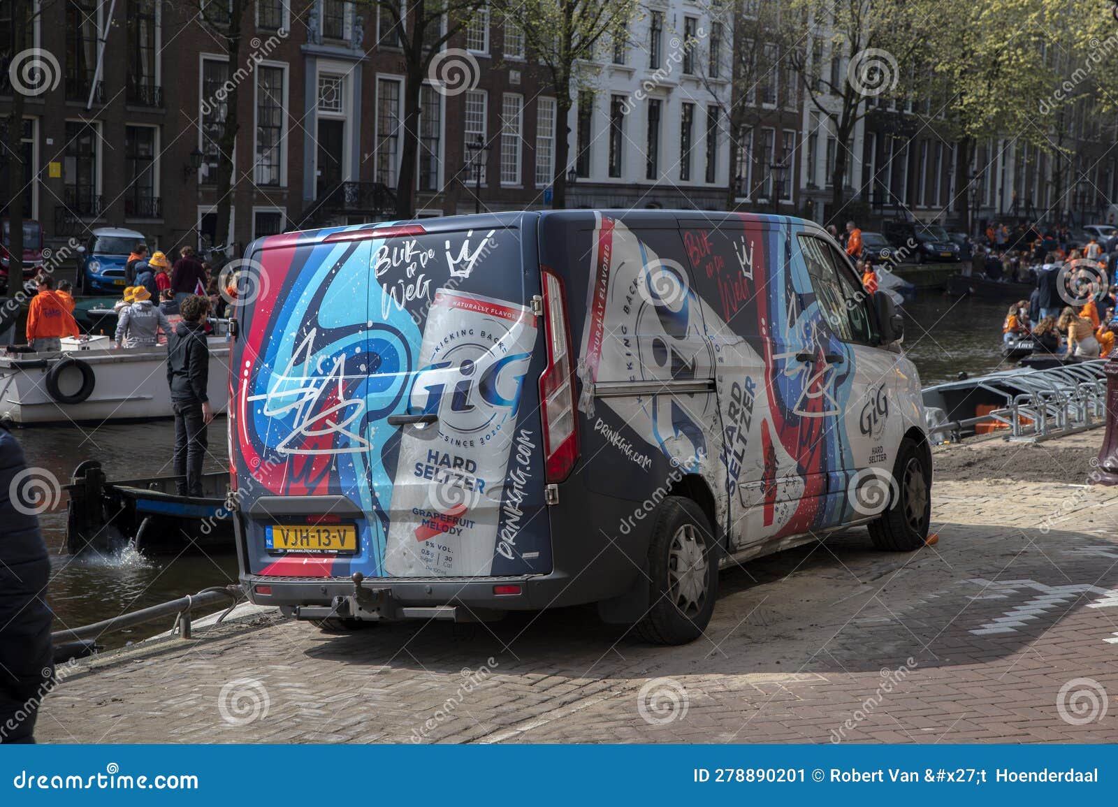 Gig Drink Company Van at Amsterdam the Netherland 27-4-2023 Editorial ...