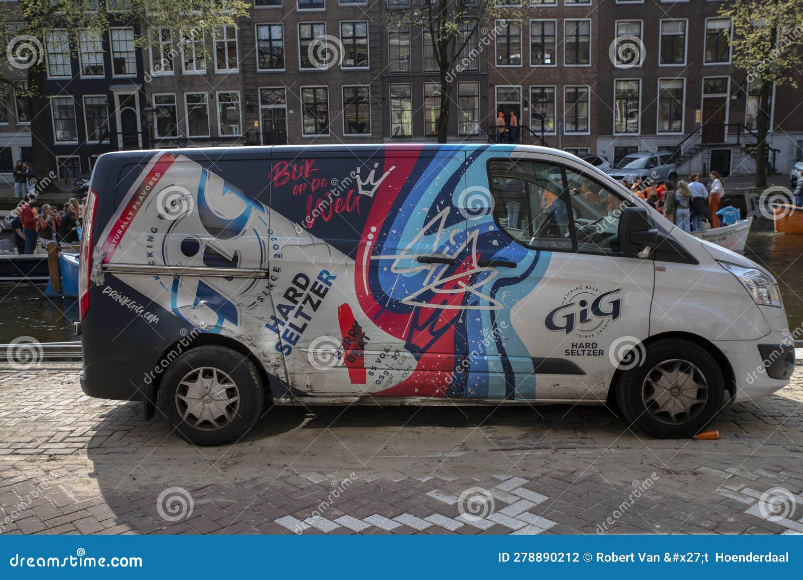 Gig Drink Company Van at Amsterdam the Netherland 27-4-2023 Editorial ...
