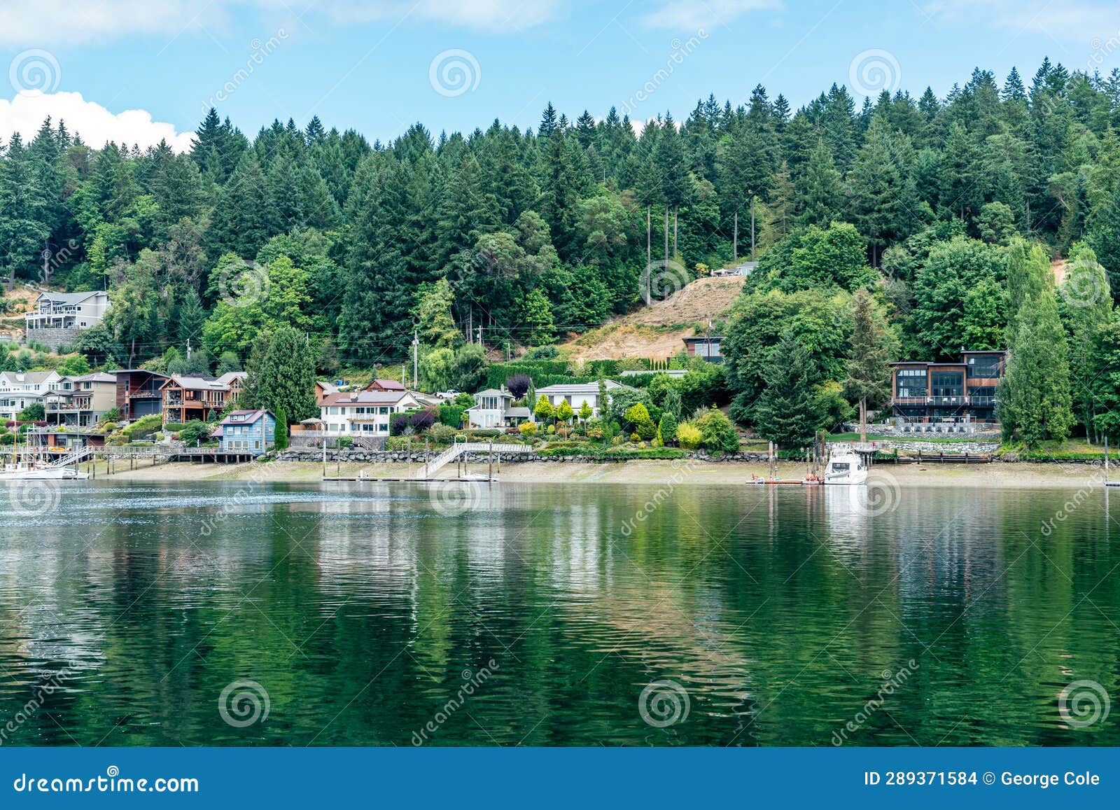 Gig Harbor Homes 3 stock photo. Image of view, state - 289371584