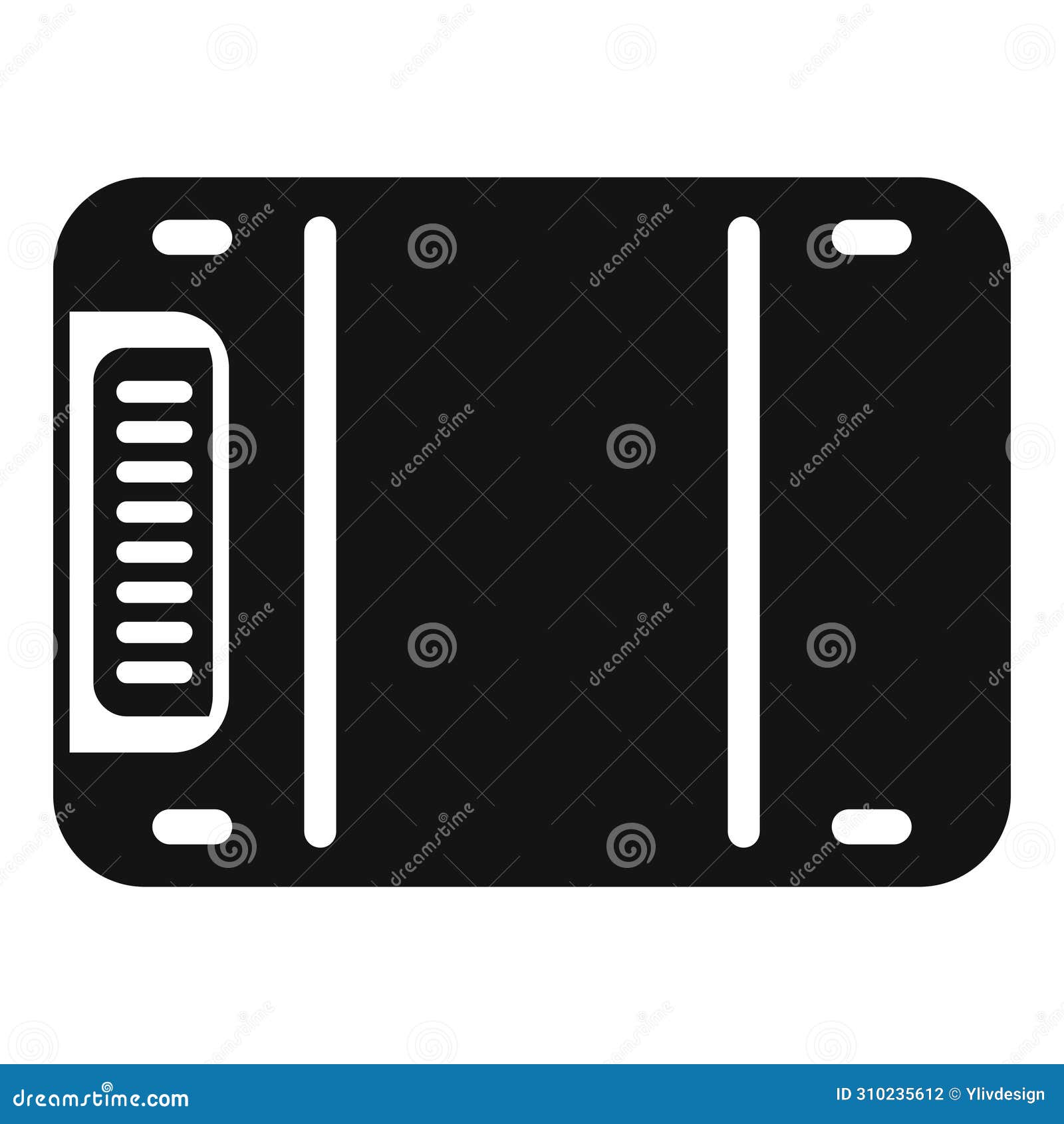 Gigabyte Data Icon Simple Vector. Big Disk Device Stock Illustration ...