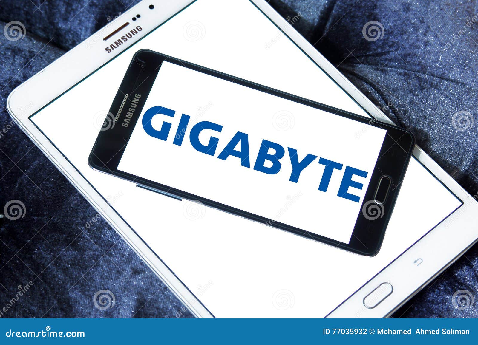 Gigabyte logo editorial photography. Image of logos, telephone - 77035932