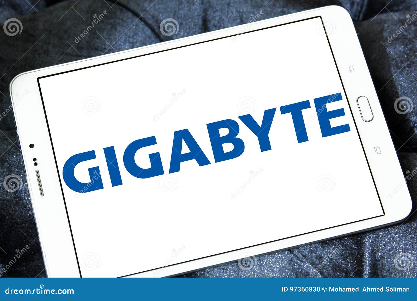Gigabyte Company Logo On The Motherboard Editorial Photo ...