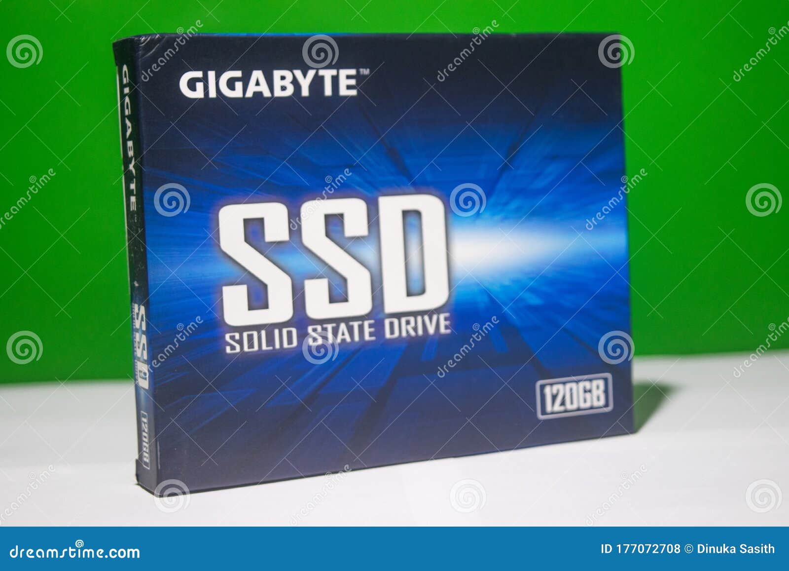 Gigabyte SSD Solid State Drive Editorial Stock Photo - Image of ...