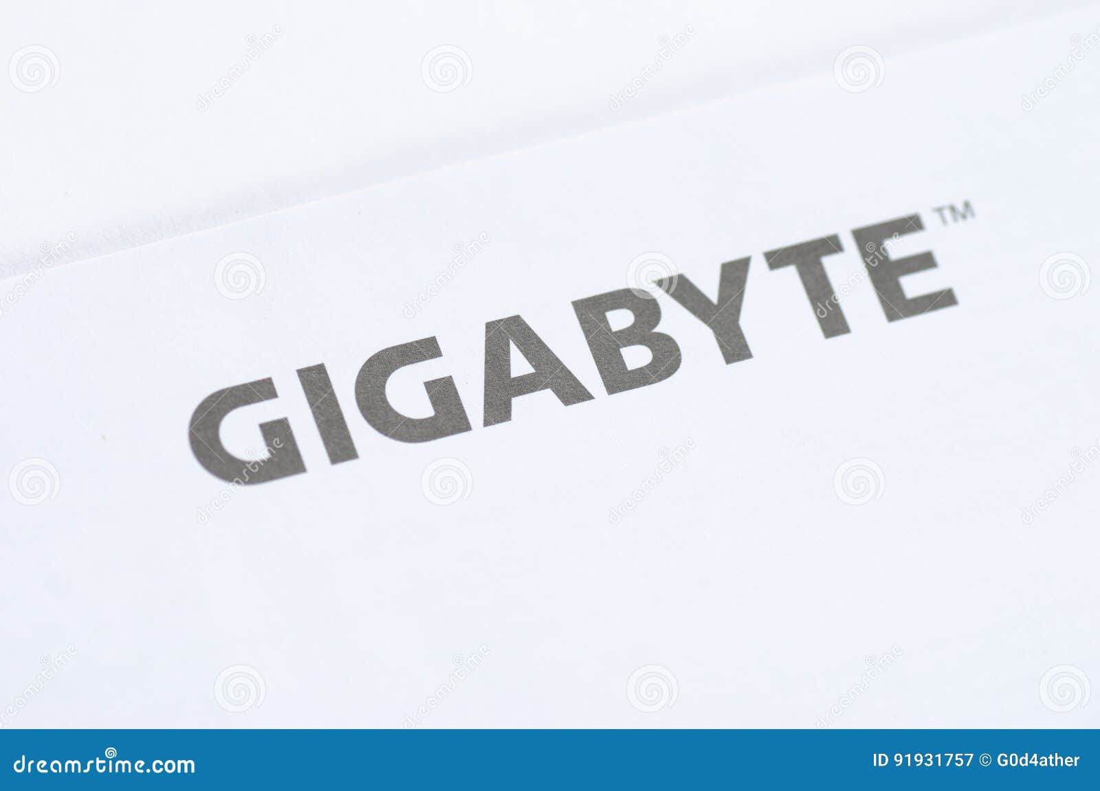 Gigabyte Technology editorial photography. Image of closeup - 91931757