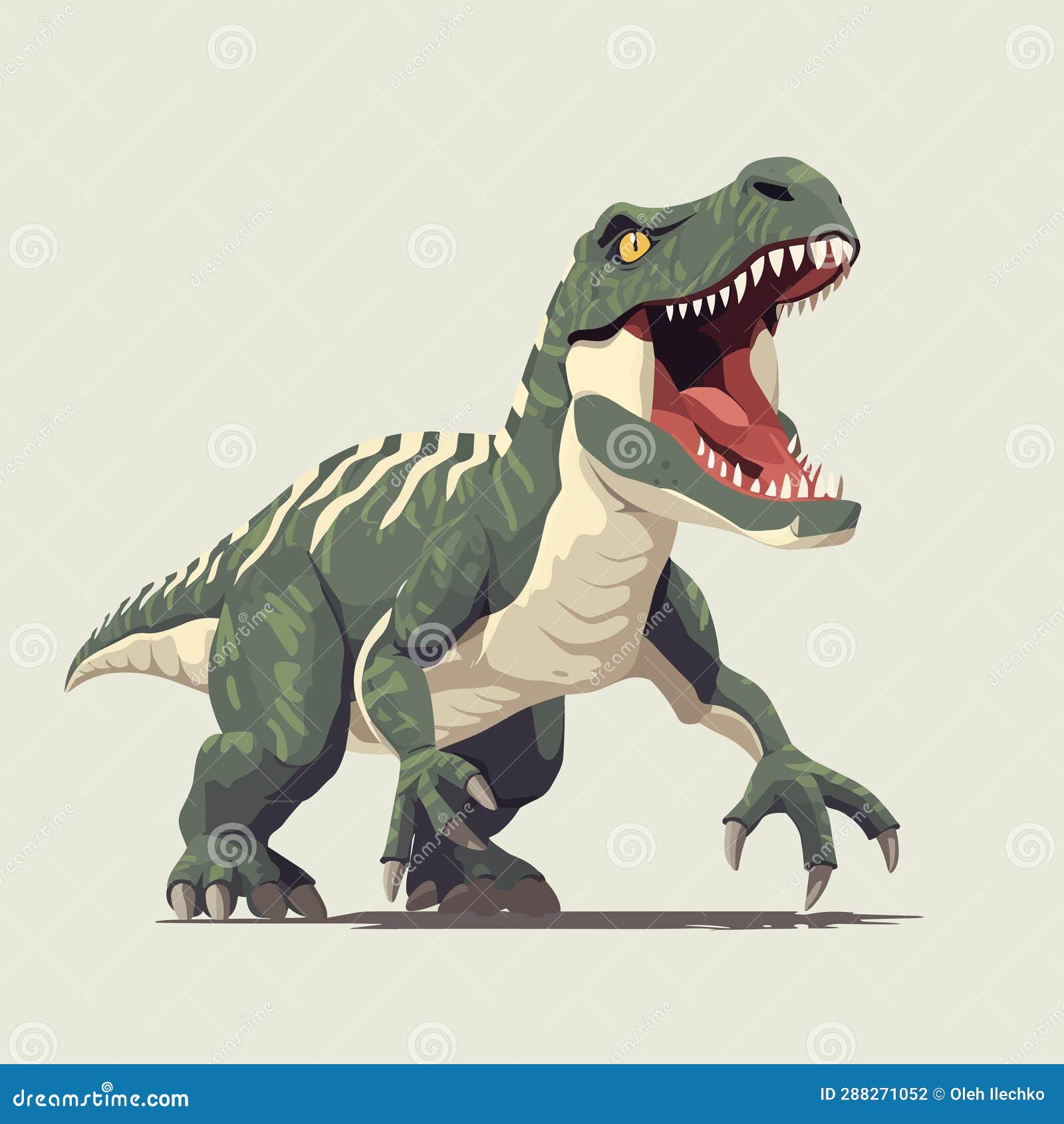 Giganotosaurus Vector Flat Minimalistic Isolated Illustration ...