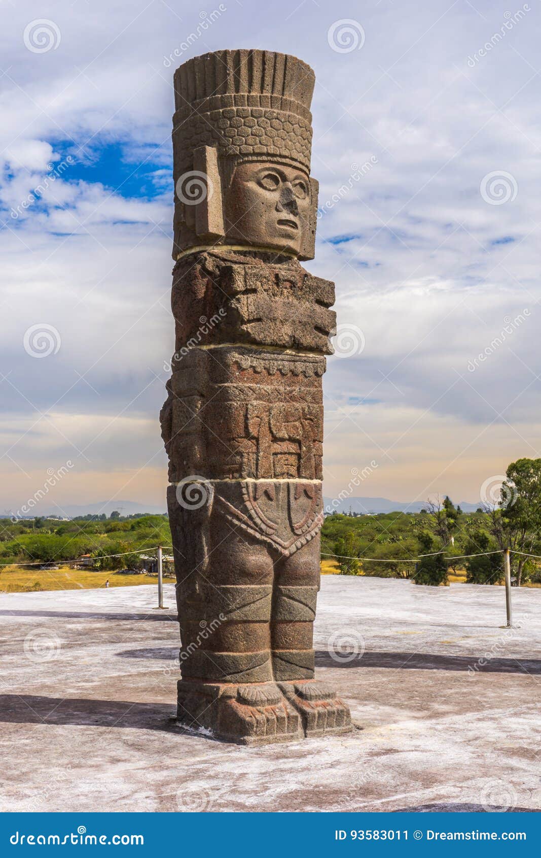 Gigante DE Tula stock afbeelding. Image of standbeeld - 93583011