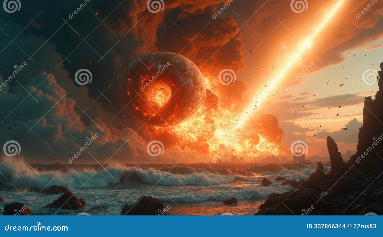 Gigantic Cosmic Object Collides with Earth, Producing Massive Explosion ...