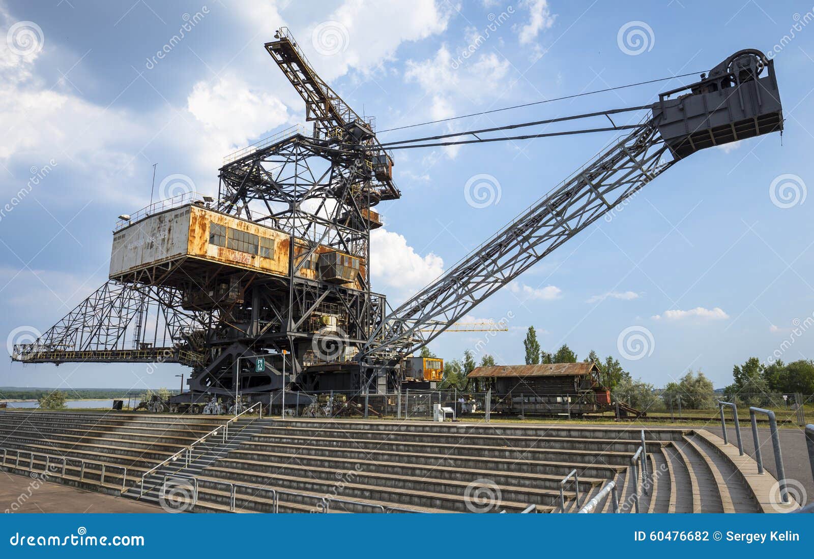 Gigantic Excavators in Disused Coal Mine Ferropolis, Germany Stock ...
