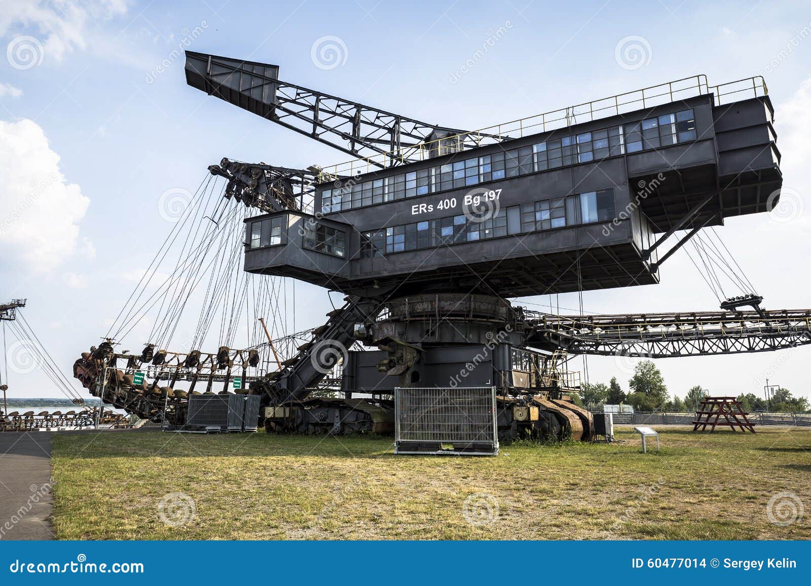 Gigantic Excavators in Disused Coal Mine Ferropolis, Germany Stock ...