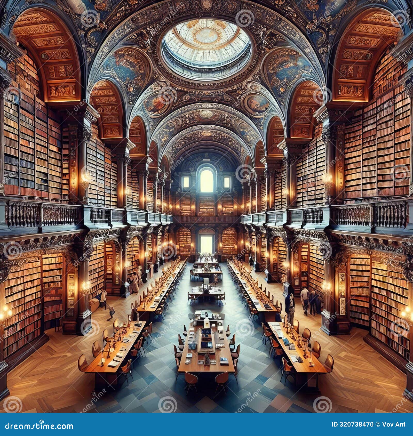 1 14. Gigantic Libraries_ Vast Repositories of Knowledge and Le Stock ...