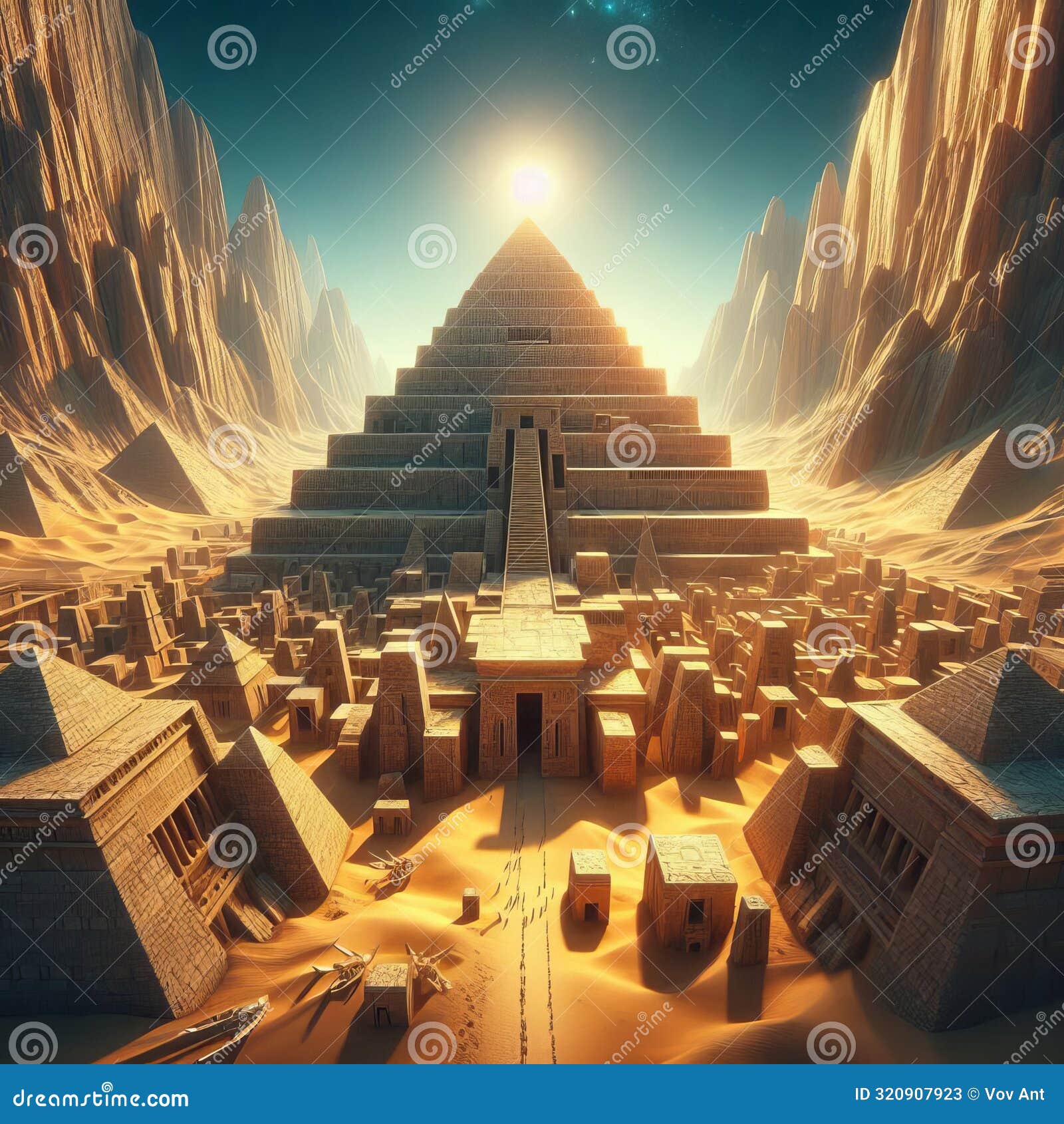 199 1. Gigantic Pyramids_ Massive Ancient Structures Built As T Stock ...