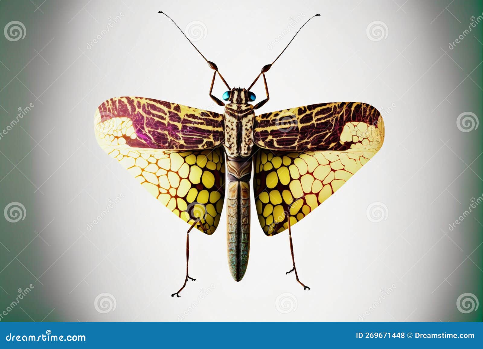 Gigantic tropical insect stock illustration. Illustration of whisker ...