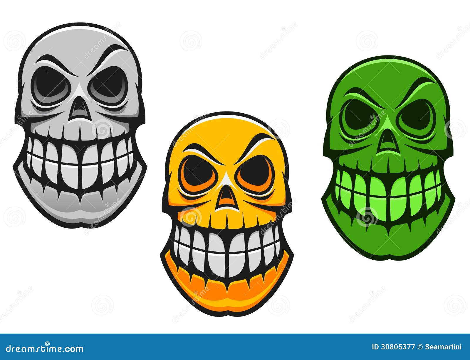 Gigantisk skalle vektor illustrationer. Illustration av utformning ...