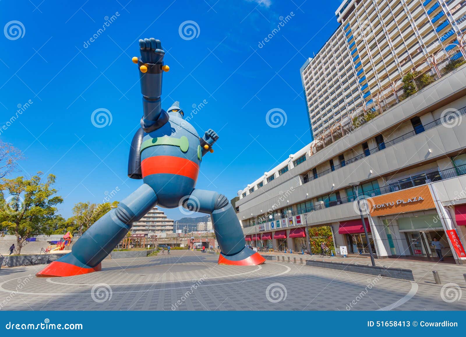 Gigantor-Roboter (Tetsujin 28) in Kobe, Japan Redaktionelles Stockfoto ...