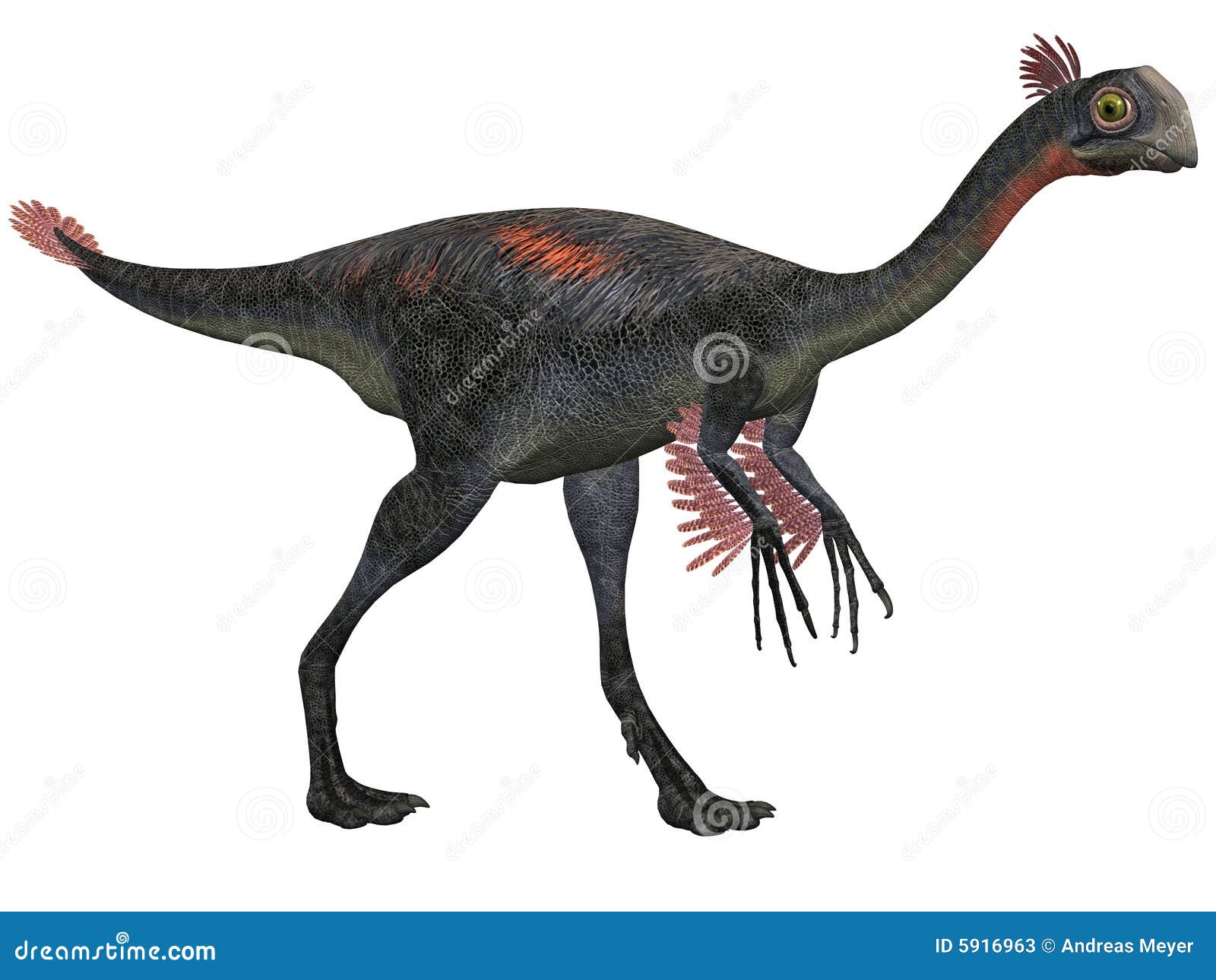 Gigantoraptor stock illustration. Illustration of period - 5916963