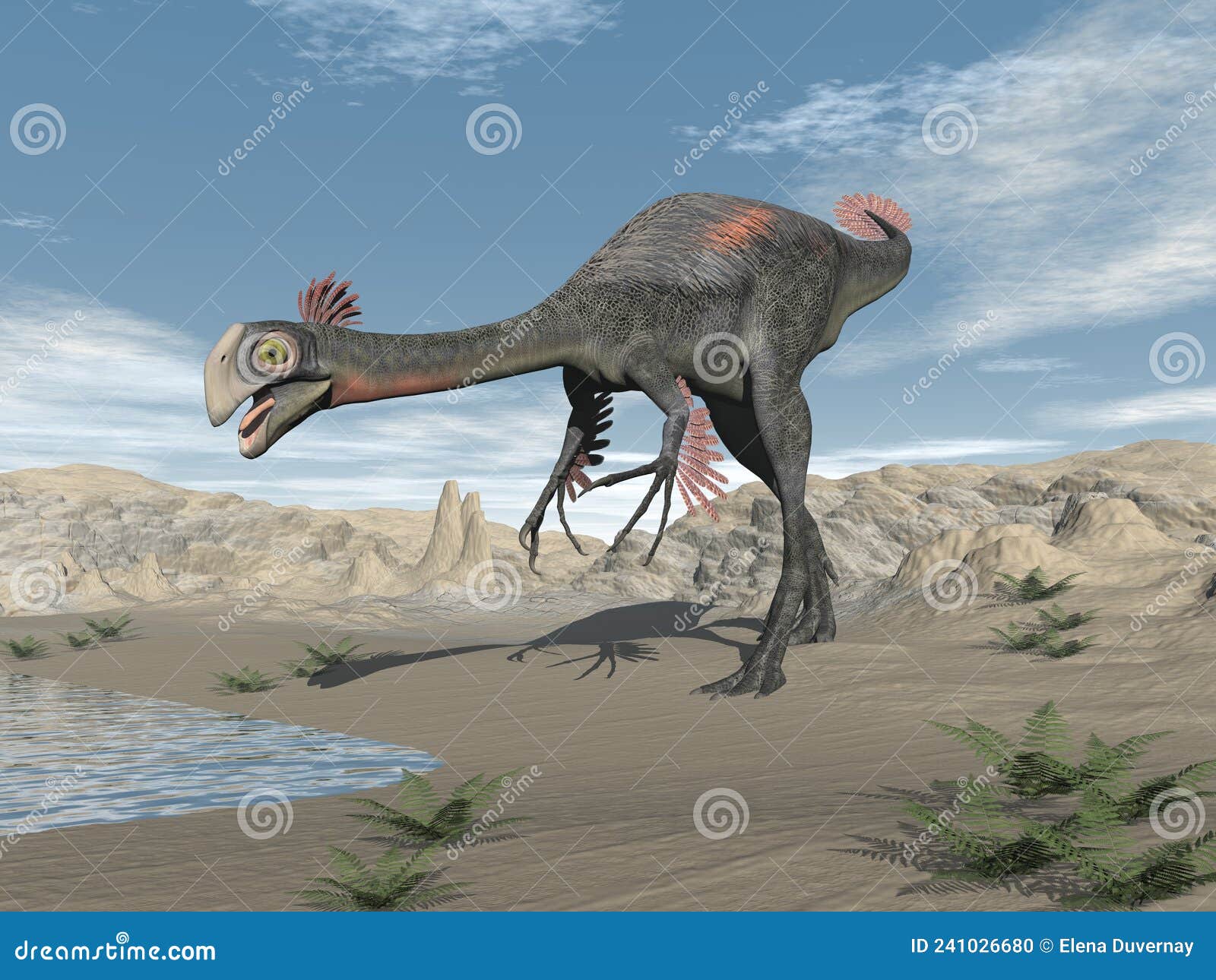 Gigantoraptor Dinosaur Royalty-Free Stock Image | CartoonDealer.com ...