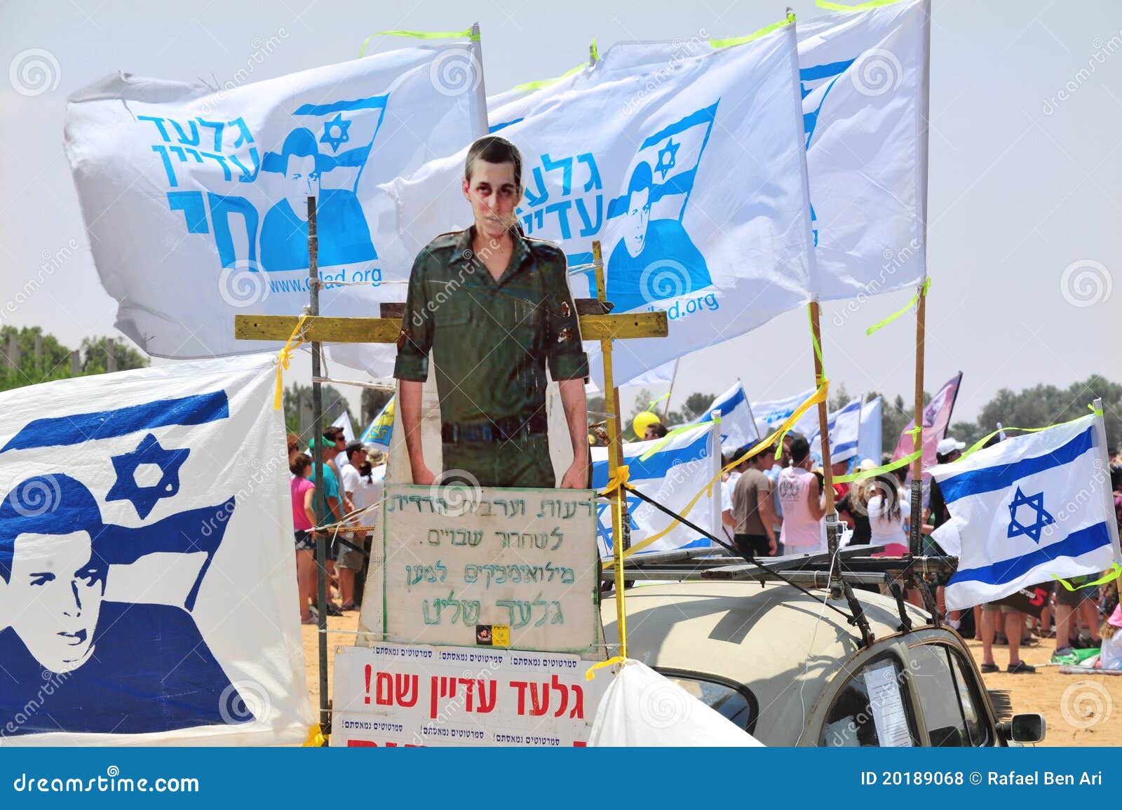 Gilad Shalit 5 Years Abduction Editorial Stock Photo - Image of force ...