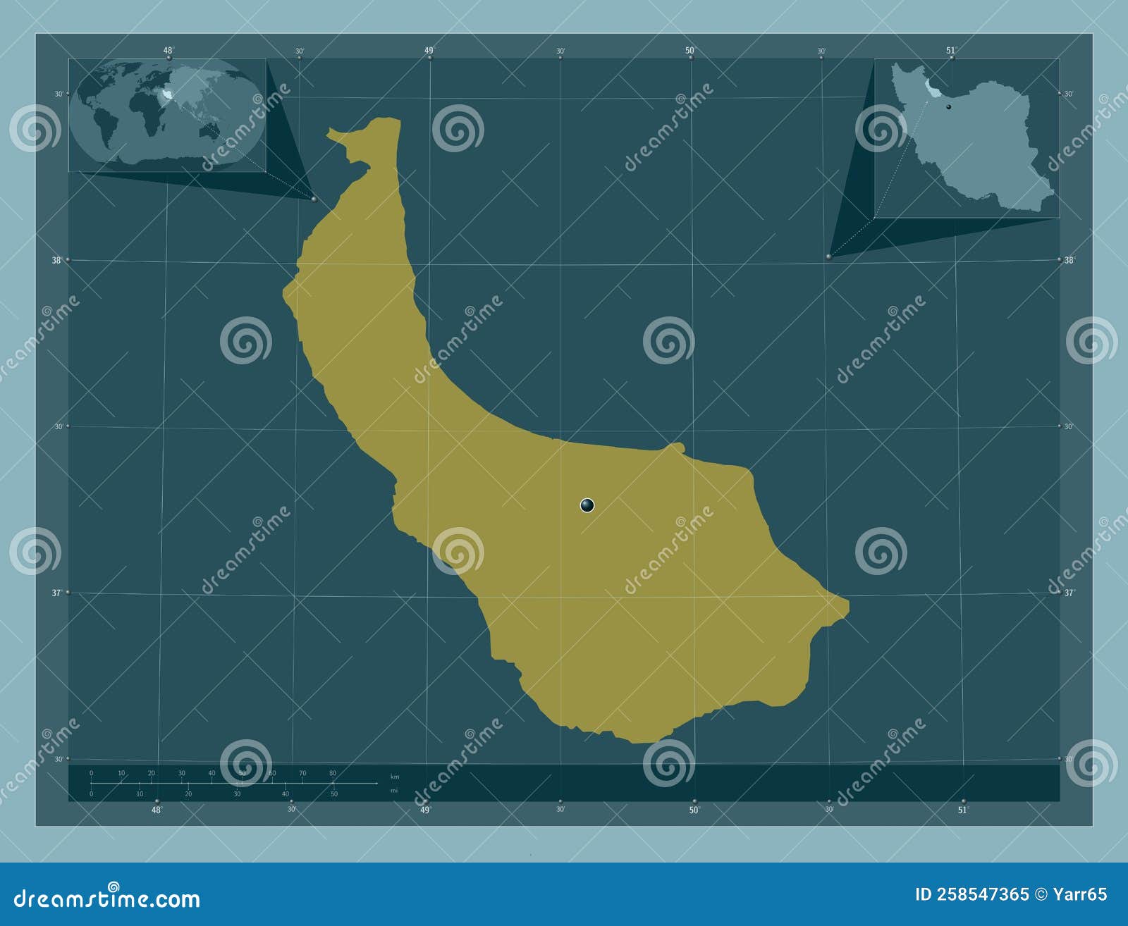 Gilan, Iran. Solid. Capital Stock Illustration - Illustration of border ...