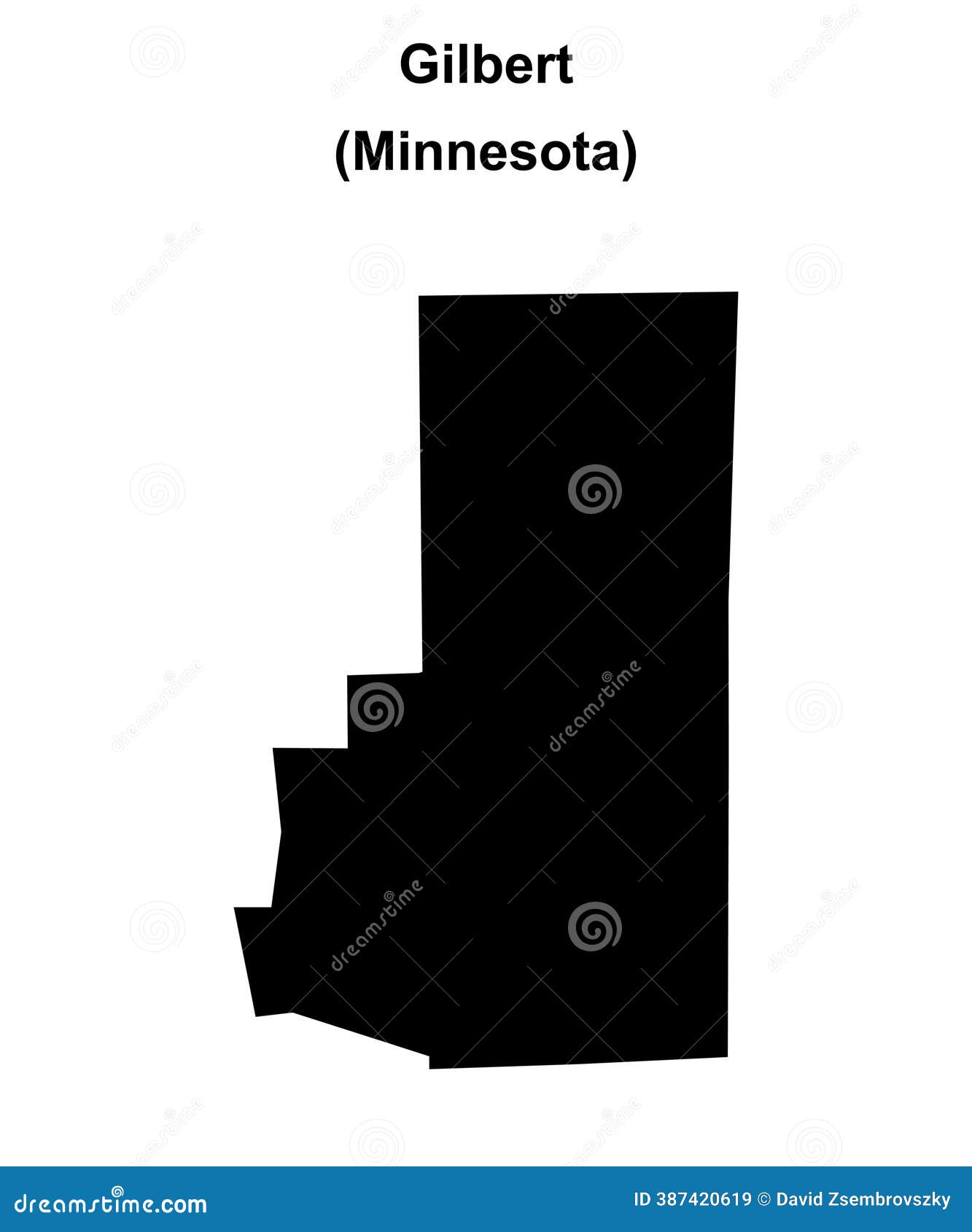 Gilbert Area Map With Labels And Neighborhoods - One Color ...