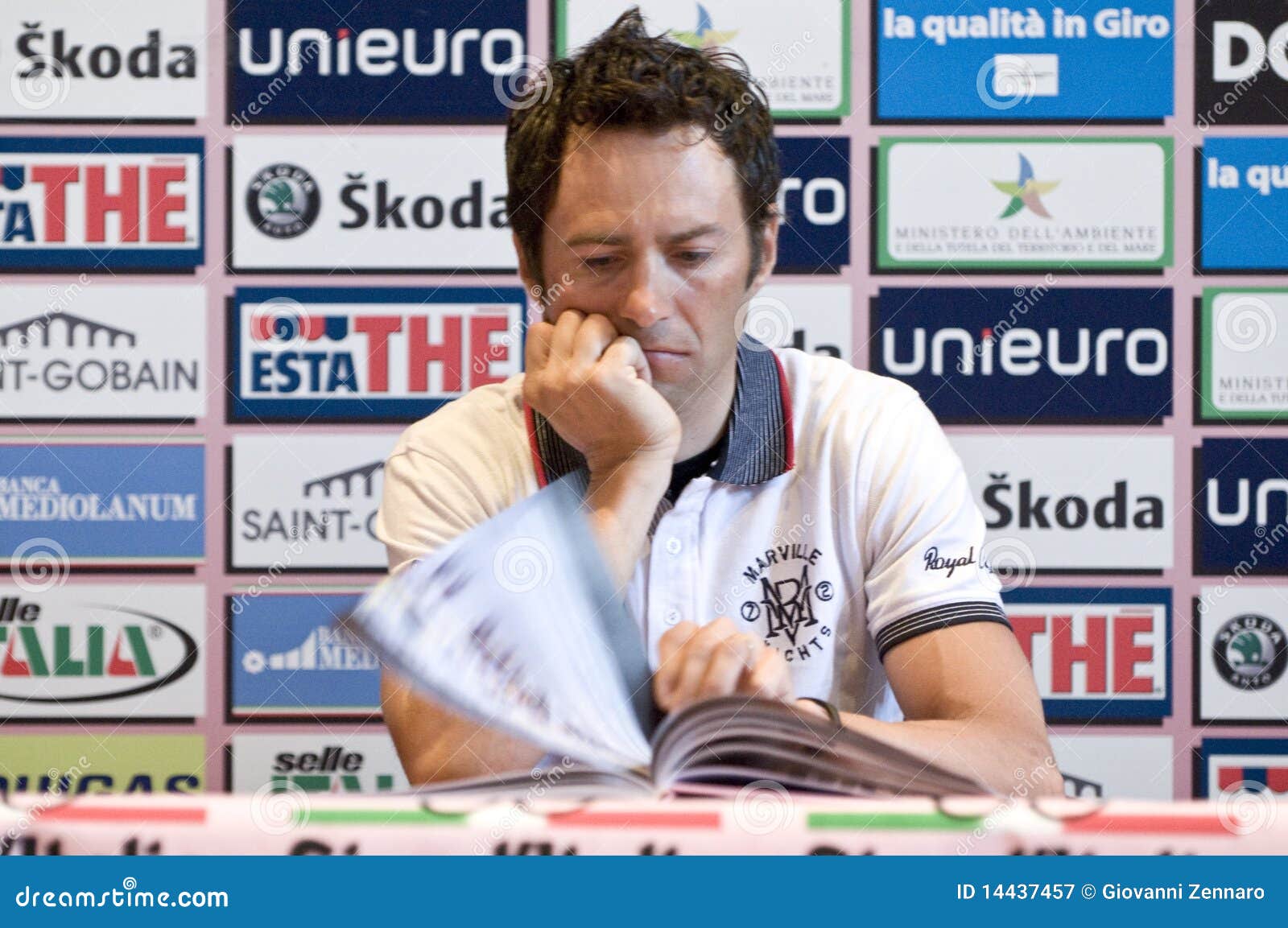 Gilberto Simoni Giro D Italia Editorial Photography - Image of ...