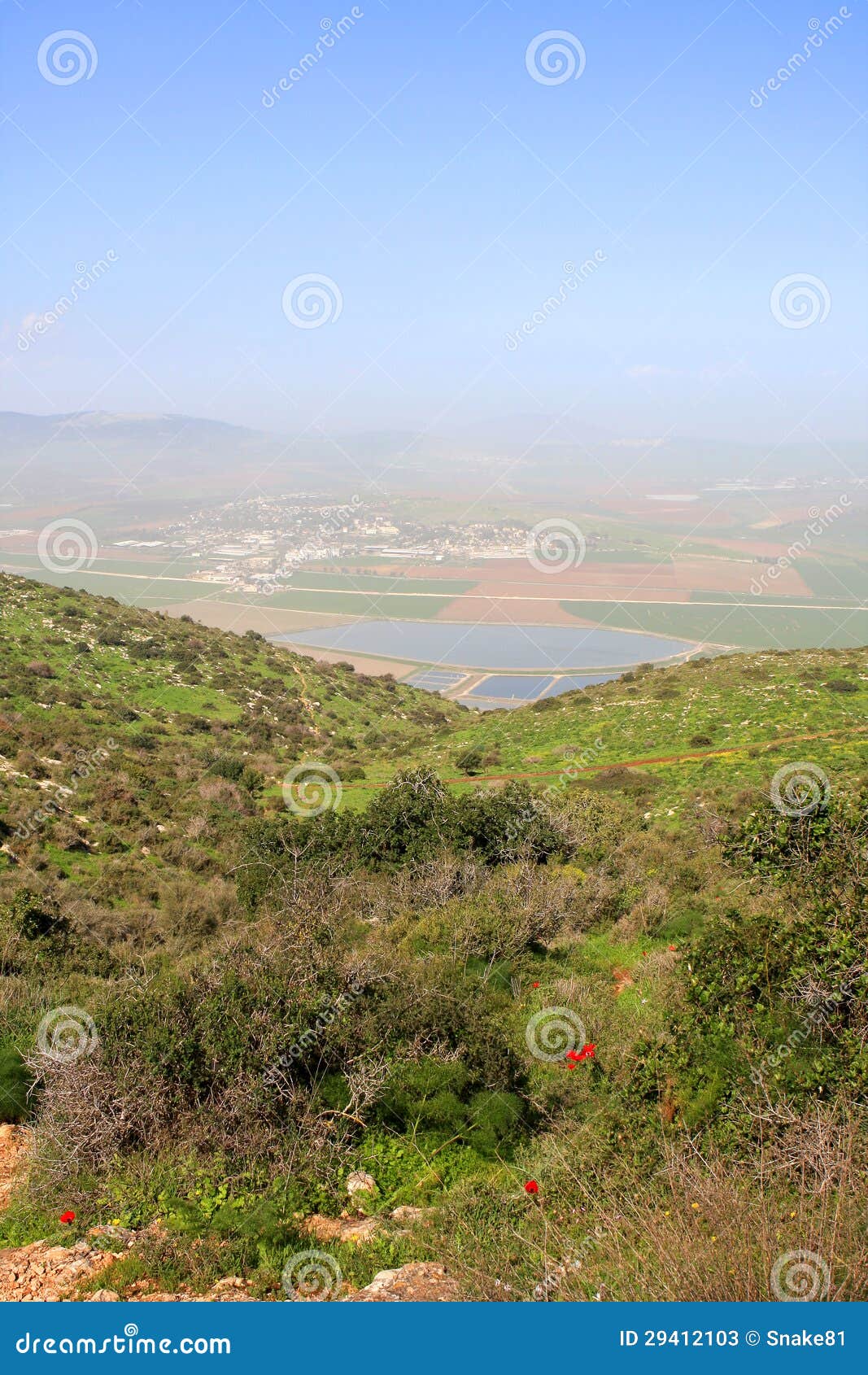 Gilboa, Israel stock image. Image of countryside, mountain - 29412103