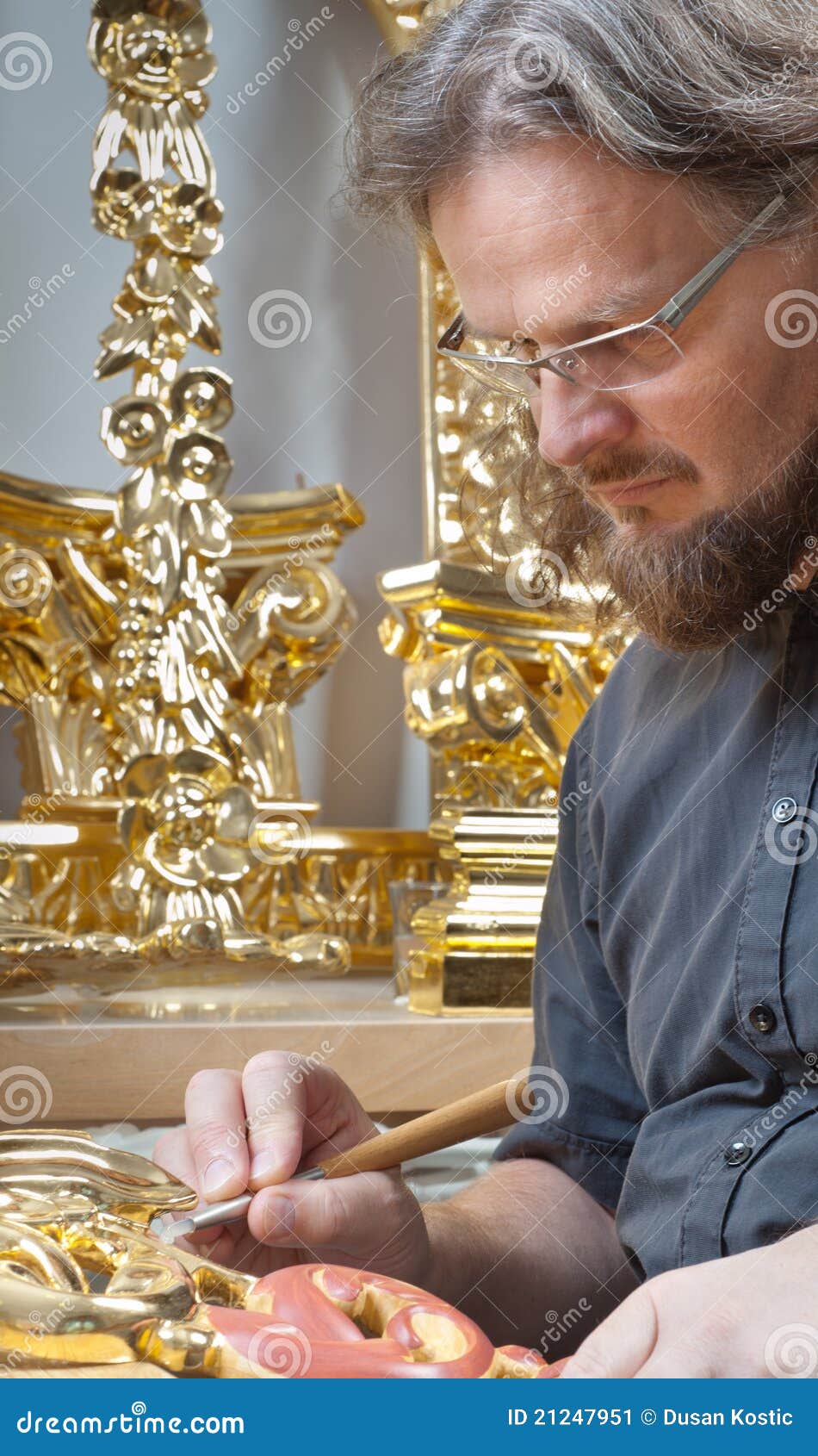 Gilding stock image. Image of russian, culture, traditional - 21247951